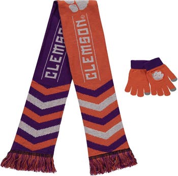 FOCO Orange Clemson Tigers Glove & Scarf Combo Set | Nordstrom