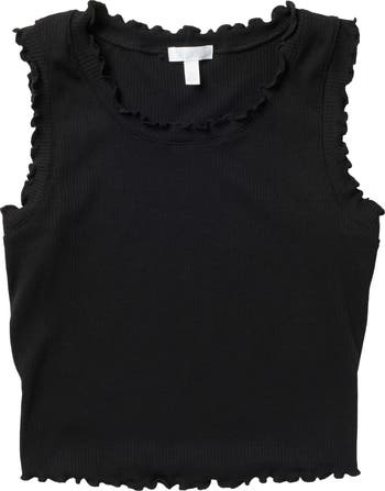 Abound Lettuce Edge Ribbed Crop Tank | Nordstromrack