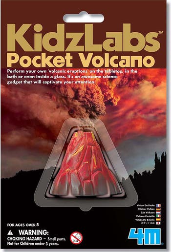 4M Kidzlabs Pocket Volcano Create Mini Eruptions, Baking Soda Reactions ...