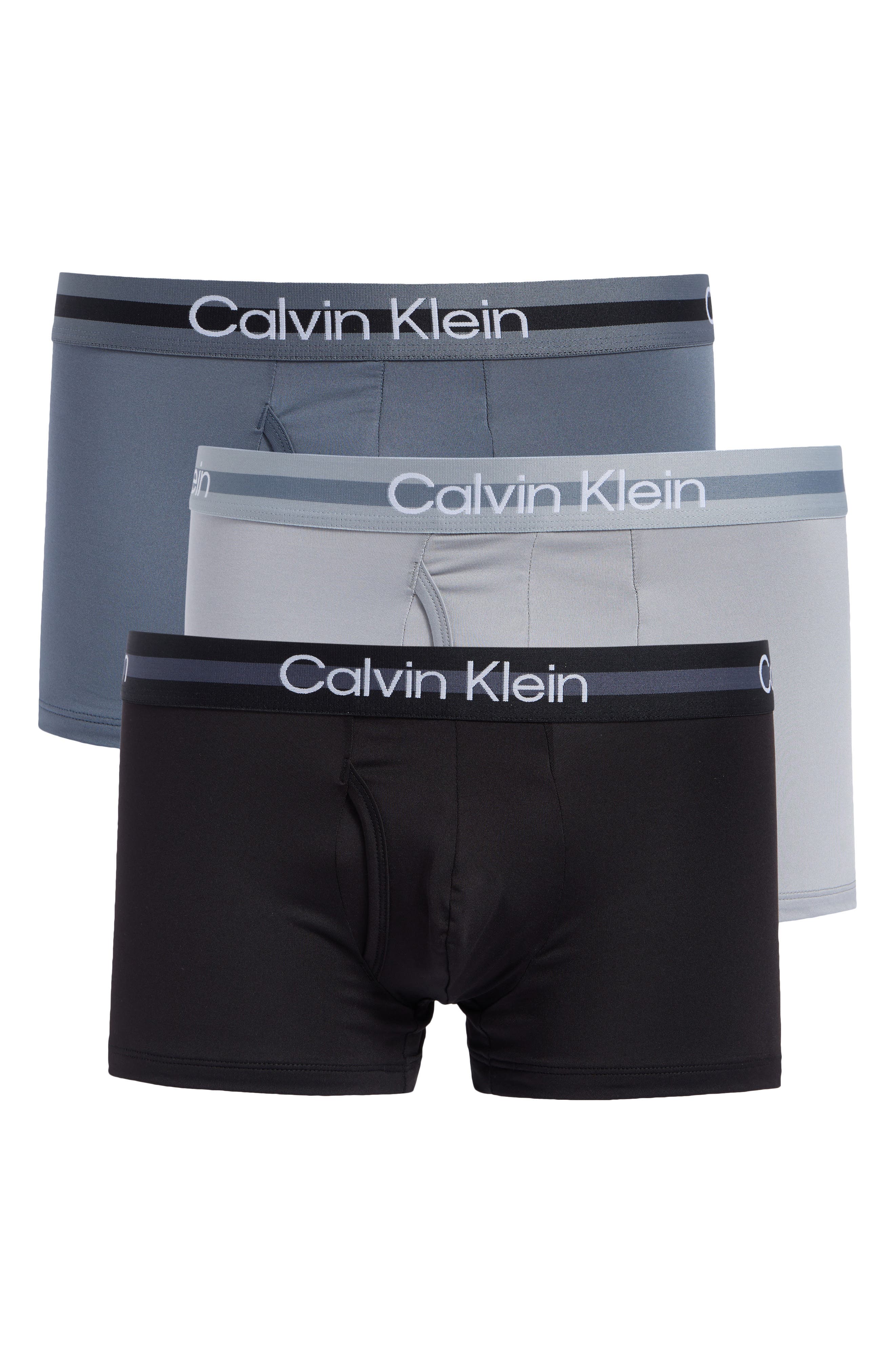 Calvin Klein Pack of 3 Microfiber Low Rise Trunks | Nordstromrack