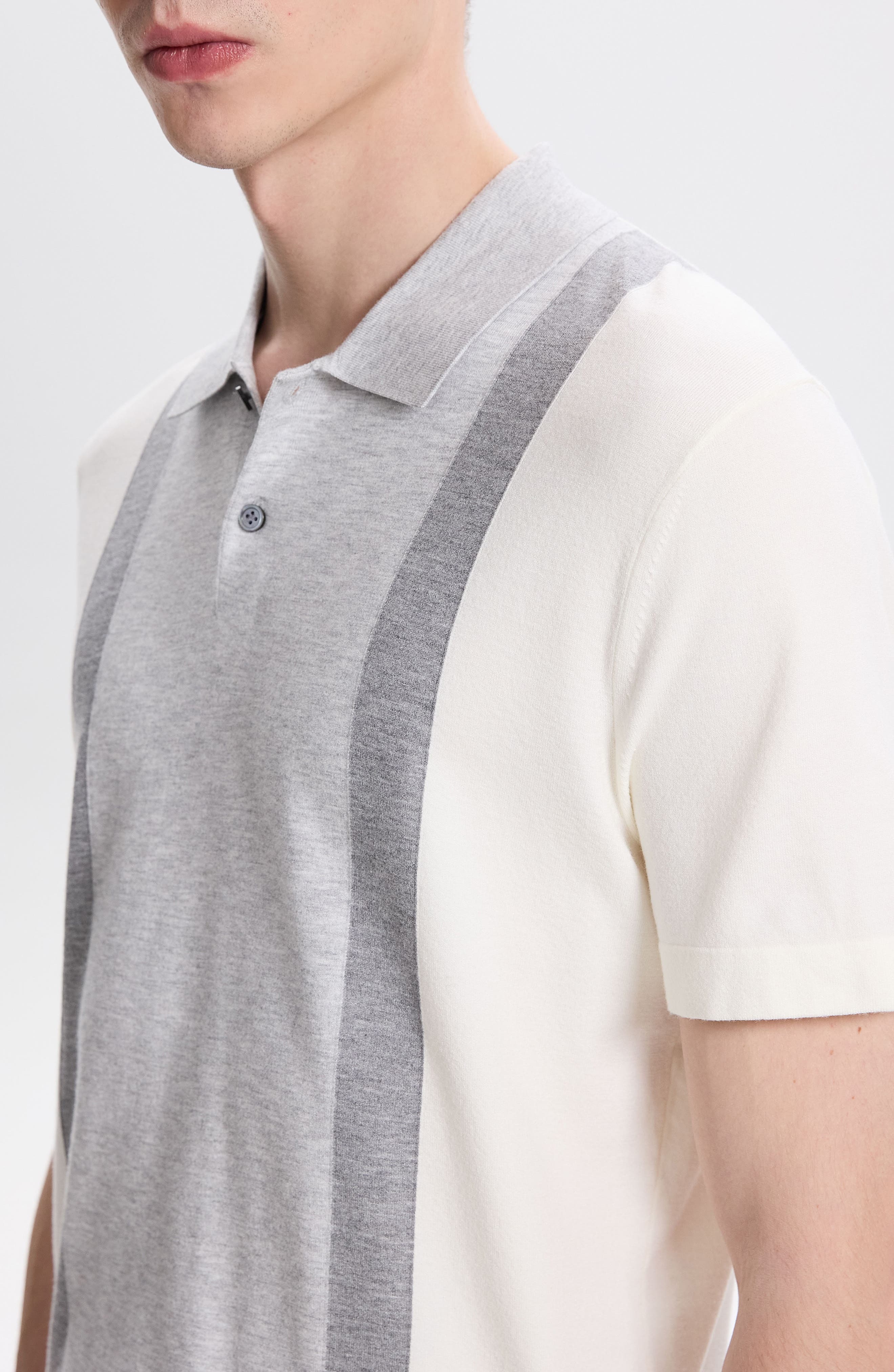 Theory Colorblock Stripe Polo | Nordstromrack