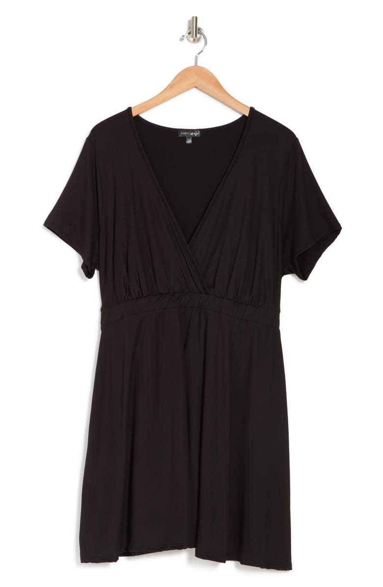 Curvy Sense Surplice Flare Dress | Nordstromrack