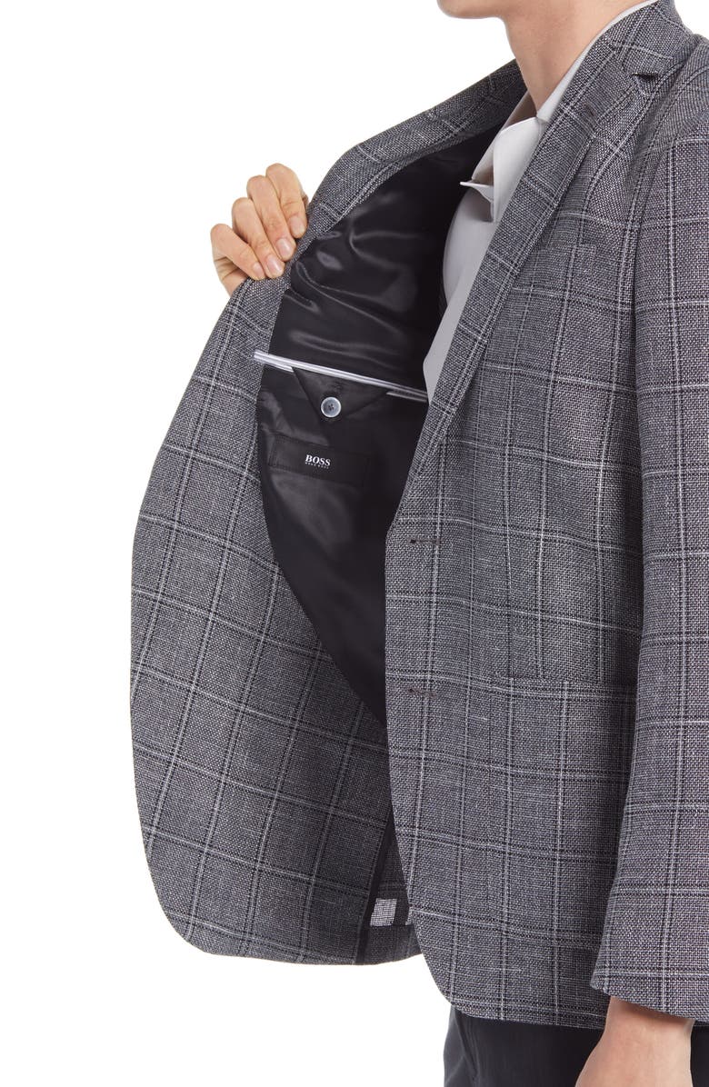 BOSS Haylon Windowpane Sport Coat | Nordstromrack