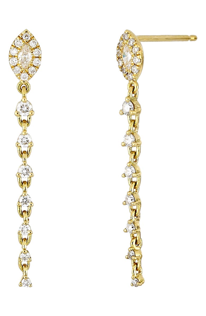Bony Levy Maya Marquis Linear Drop Earrings | Nordstrom