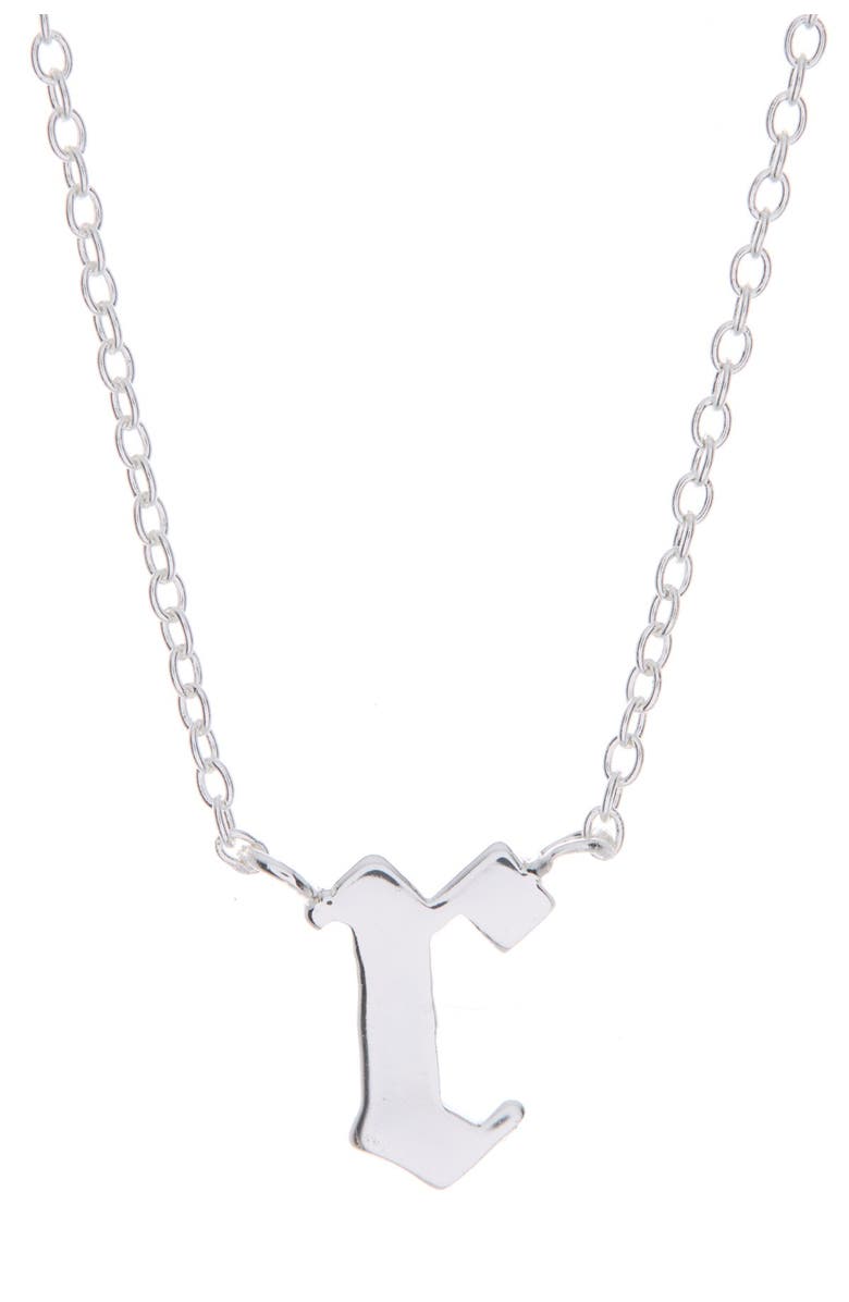 AVIVO Sterling Silver Initial Pendant Choker Necklace - Multiple ...