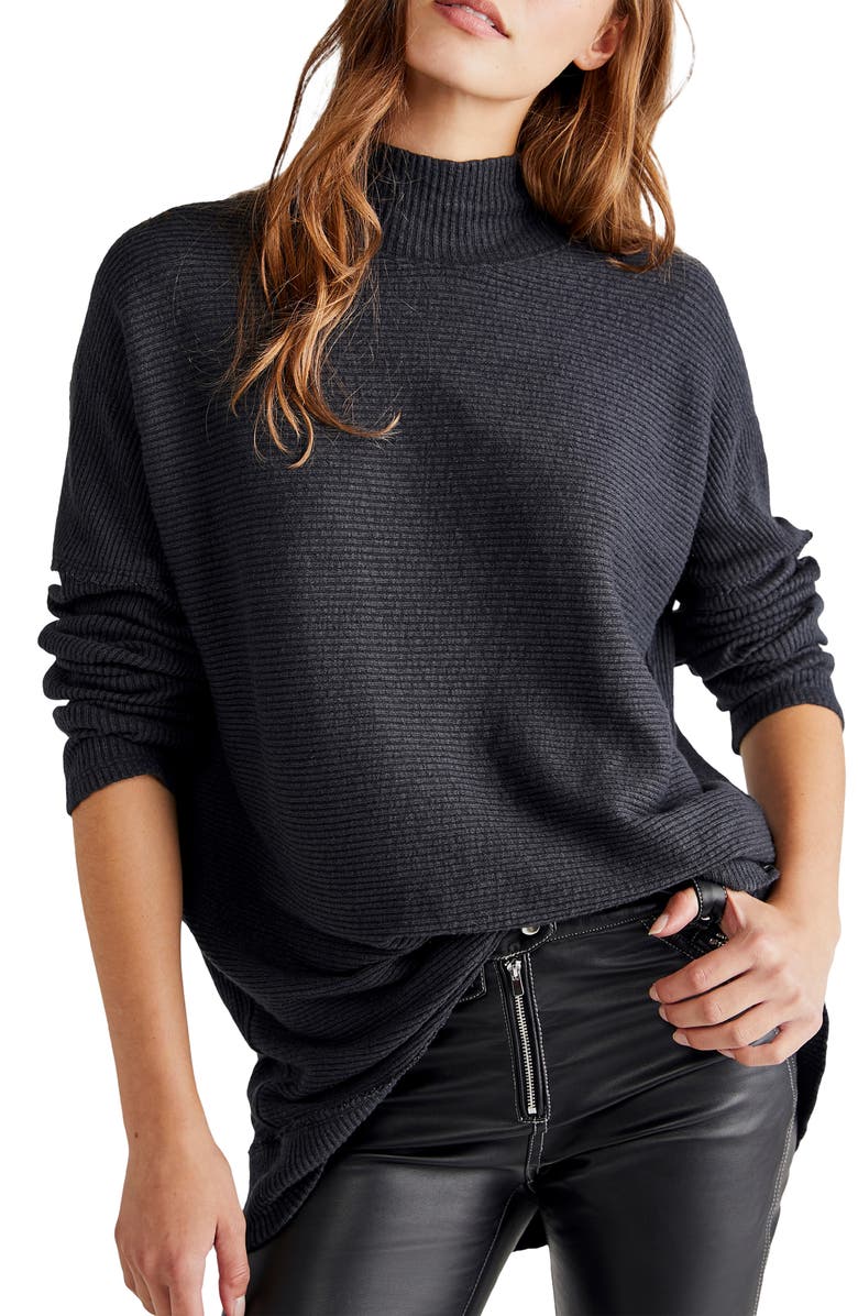 Free People Casey Rib Tunic Sweater | Nordstromrack