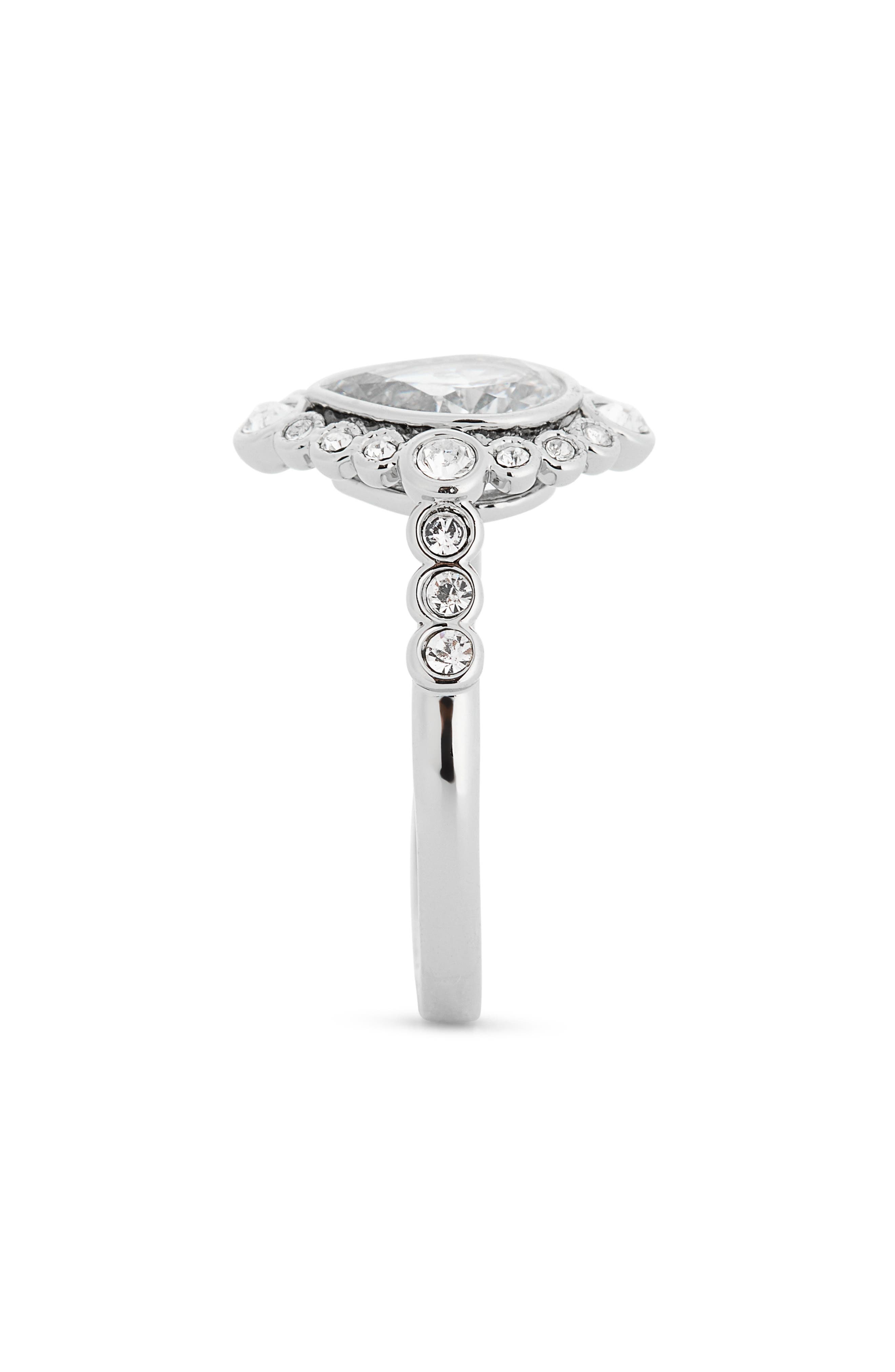 Covet CZ Teardrop Halo Ring | Nordstromrack