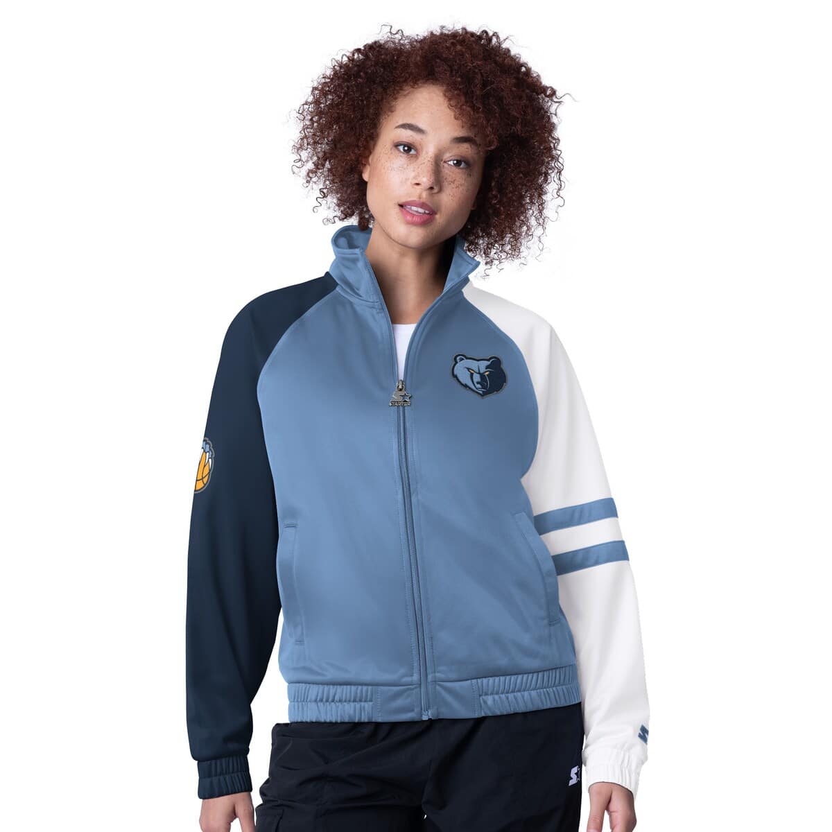 STARTER Women's Starter Light Blue Memphis Grizzlies Line Up Dolman ...