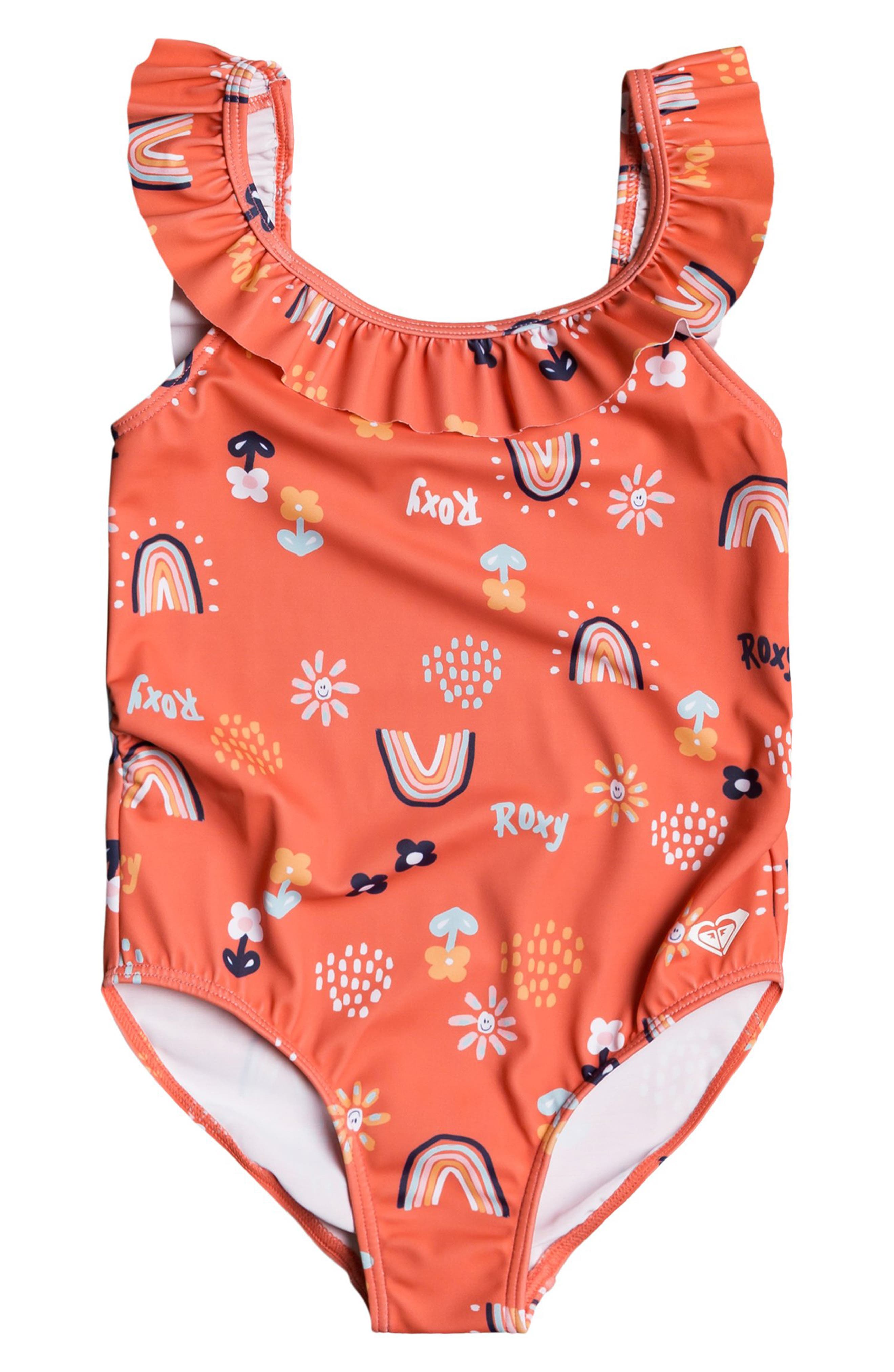 Roxy Kids' Ruffle One-Piece Swimsuit | Nordstrom