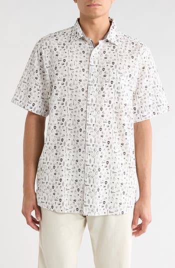 Tommy Bahama Nova Wave Riptide Rally Short Sleeve Button-Up Shirt ...