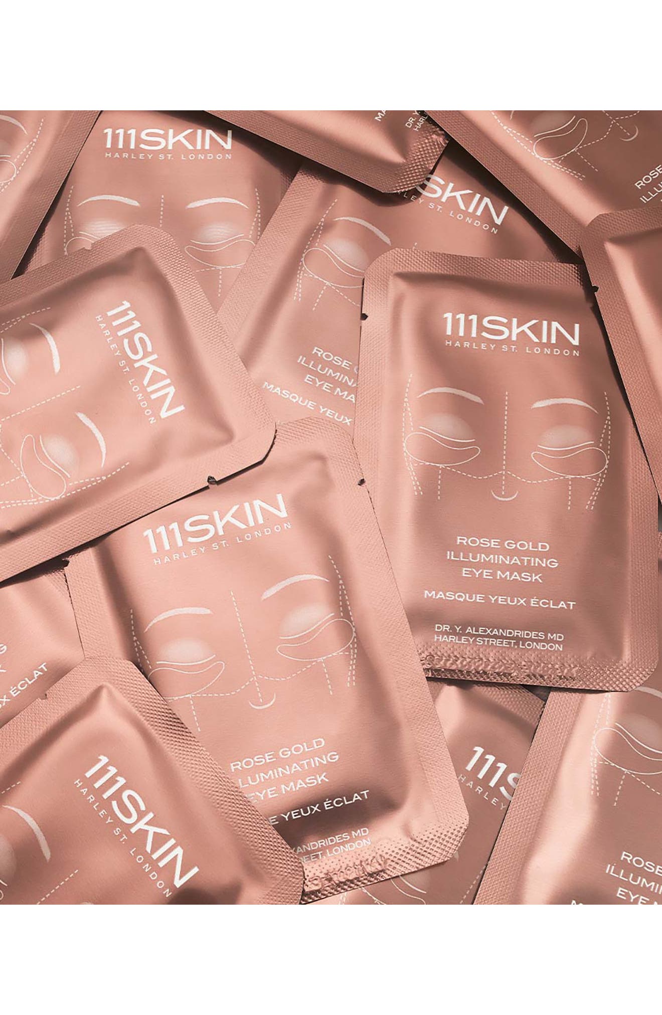 111SKIN Rose Gold Illuminating 8-Piece Eye Mask Box | Nordstrom