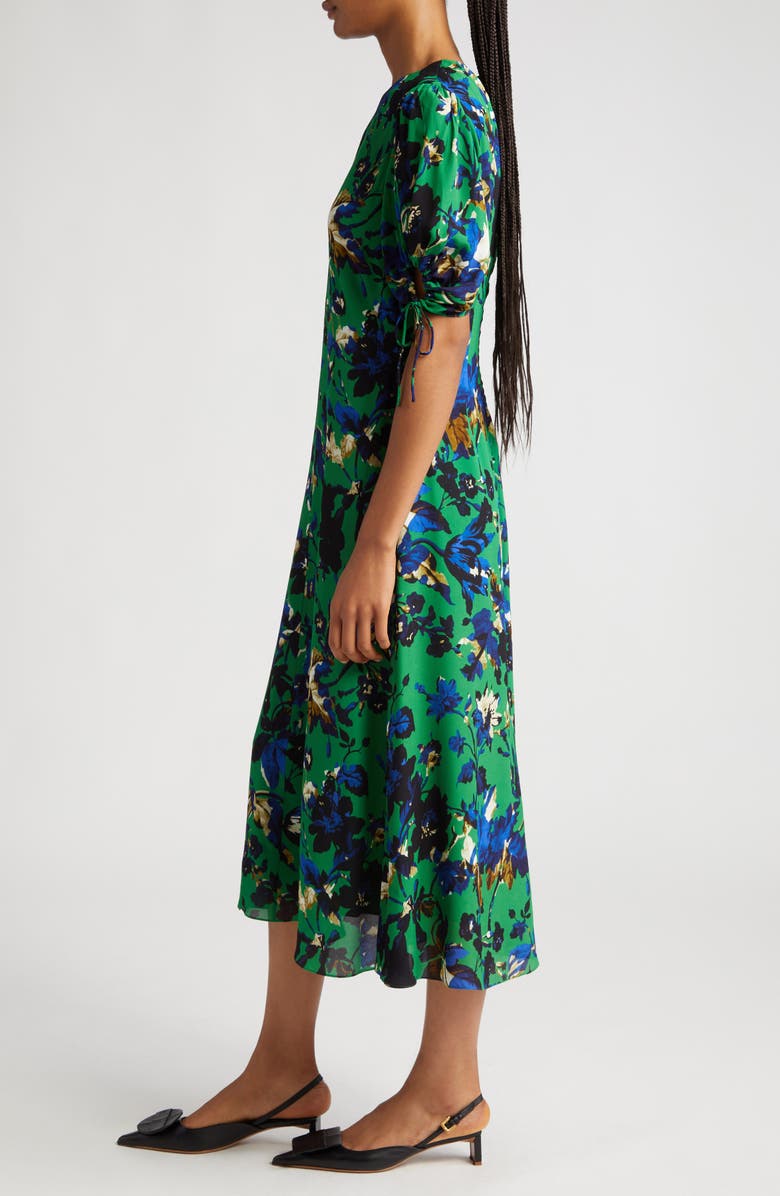 Erdem Floral Print A-Line Midi Dress | Nordstromrack