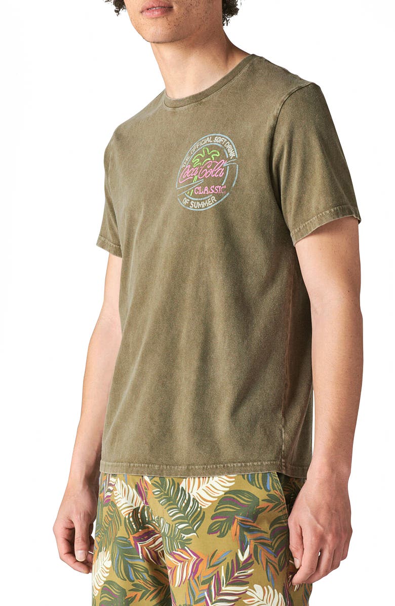Lucky Brand Neon Cola Cotton Graphic Tee | Nordstrom