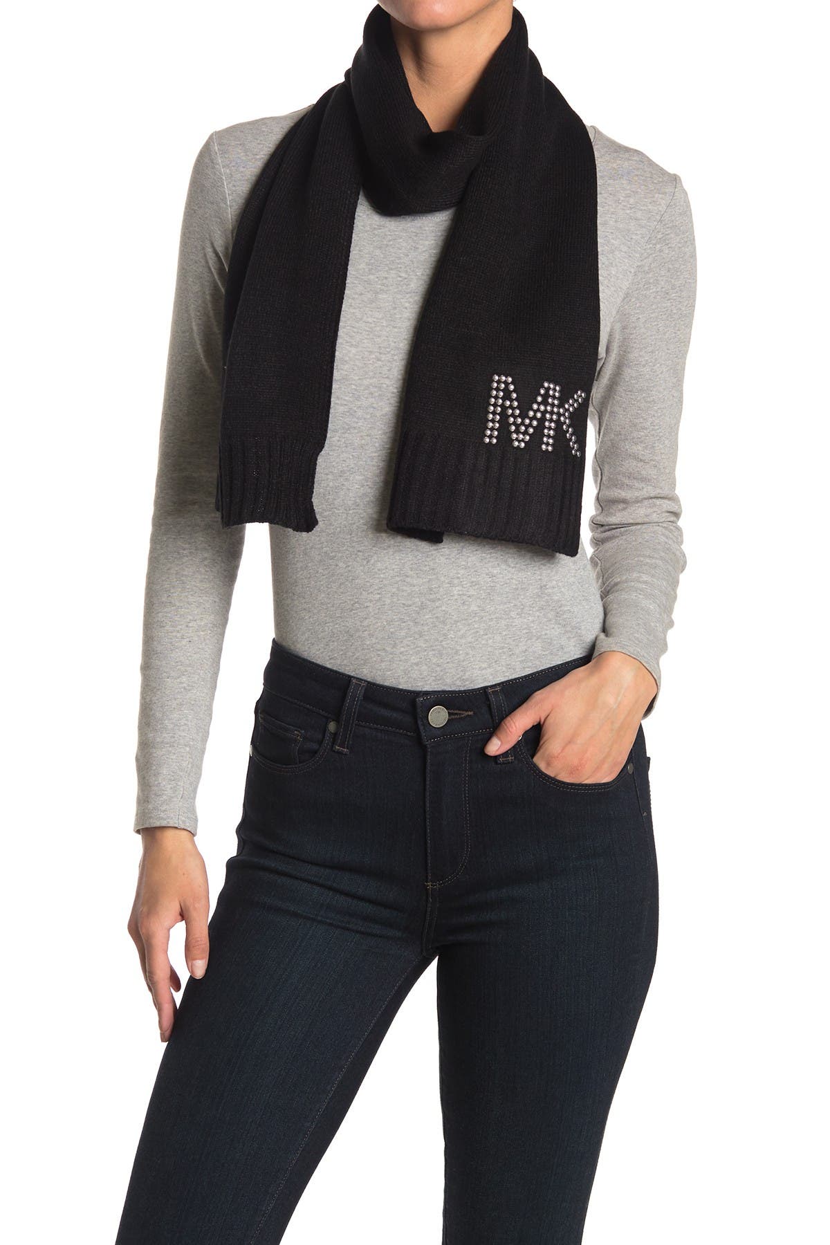 Michael Kors Dome Stud MK Muffler Scarf | Nordstromrack
