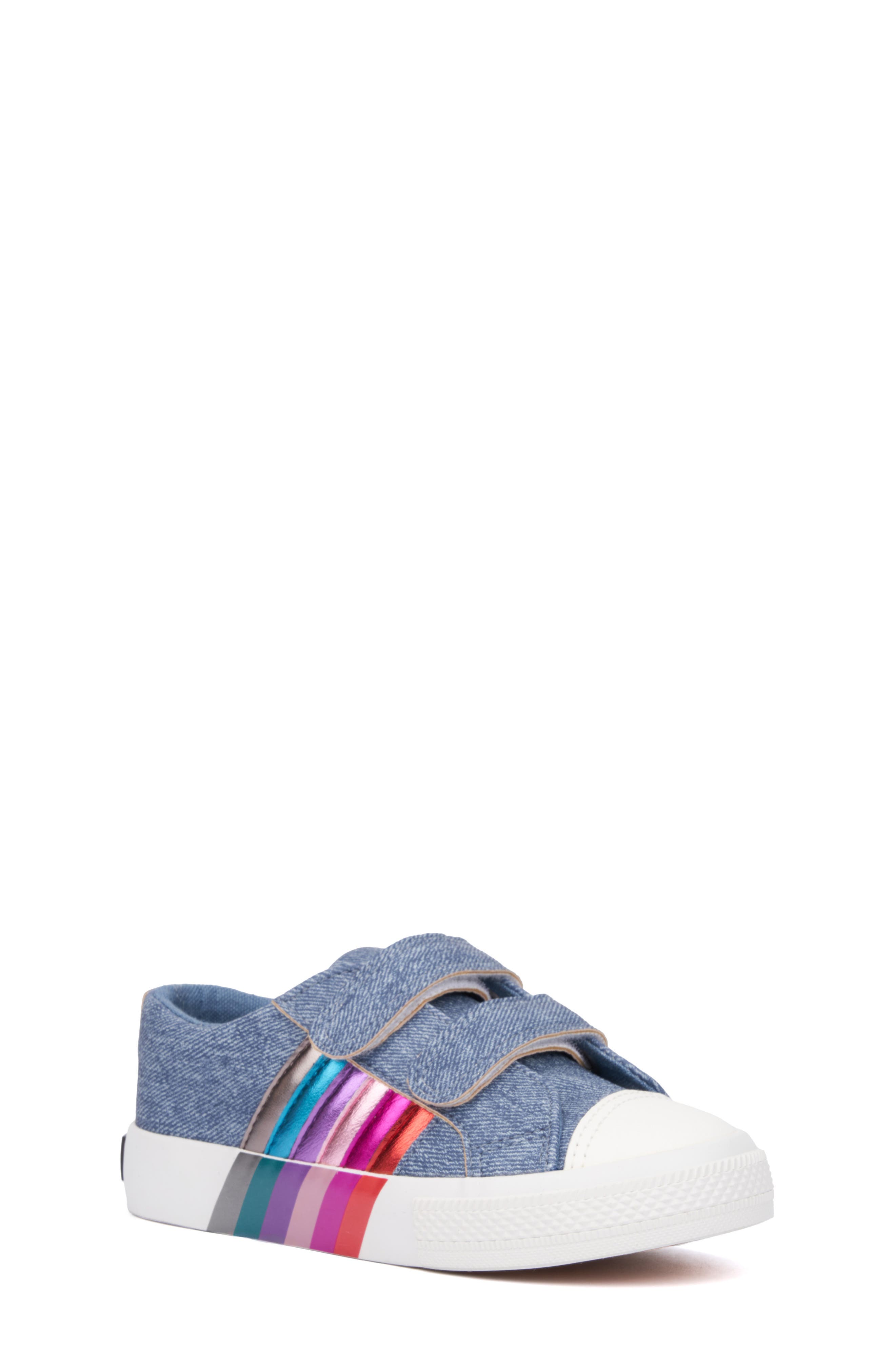 OLIVIA MILLER Kids' Metallic Rainbow Sneaker | Nordstromrack