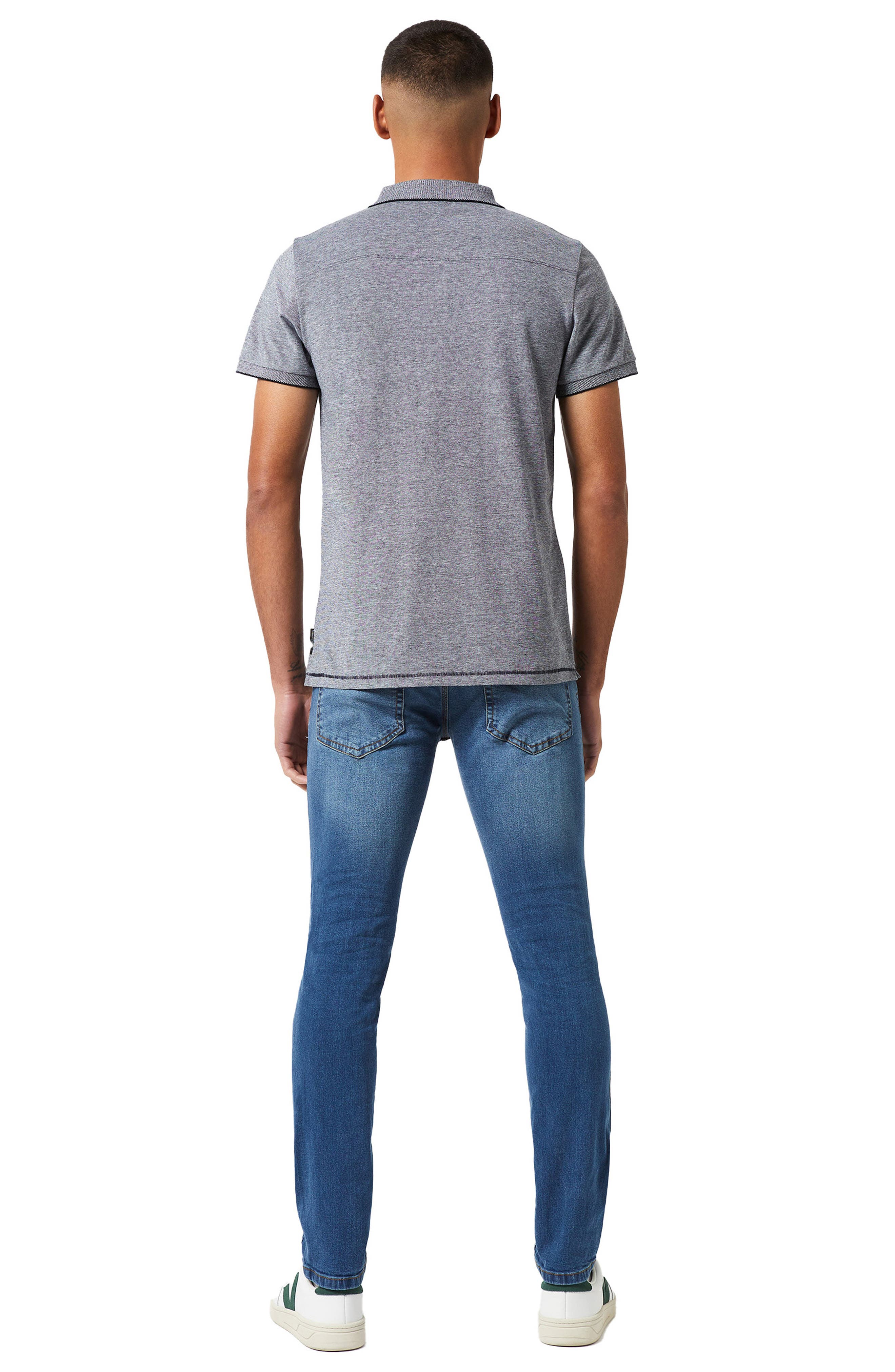 French Connection Bird's Eye Tipped Polo | Nordstromrack