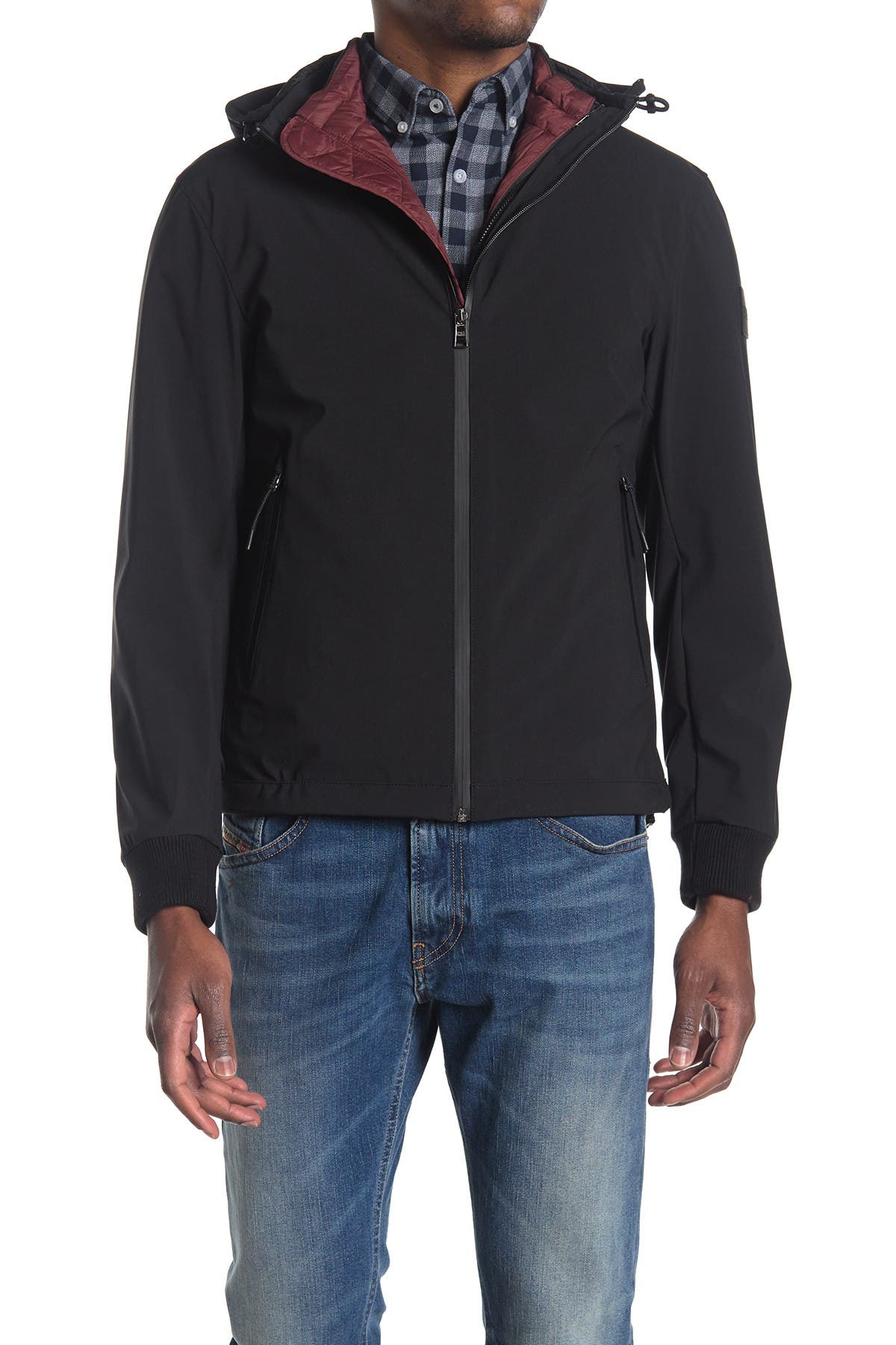 BOSS Callero Quilted Lined Hooded Jacket | Nordstromrack