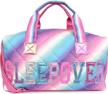 OMG Accessories Kids' Large Sleepover Diamond Quilted Duffle Bag ...