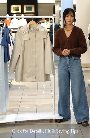 Soia & Kyo Nalani Waterproof Swing Coat | Nordstrom