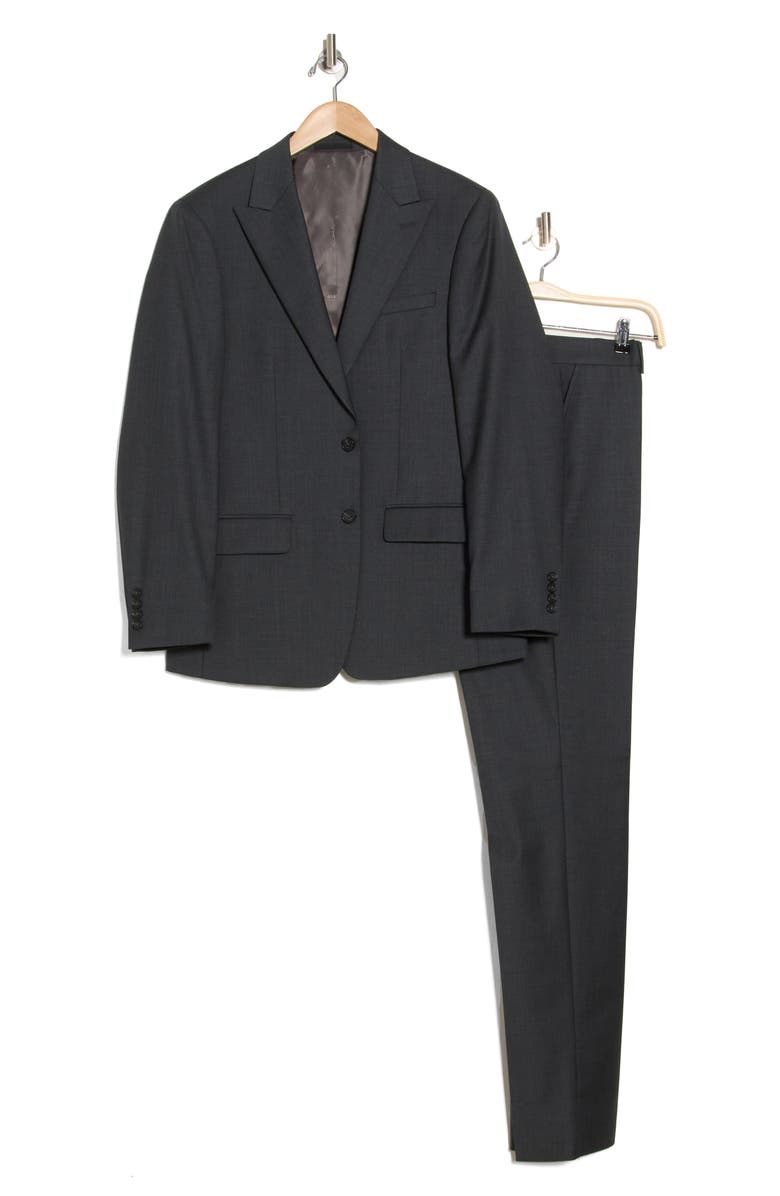 Calvin Klein Solid Two-Button Notched Lapel Slim Fit Suit | Nordstromrack