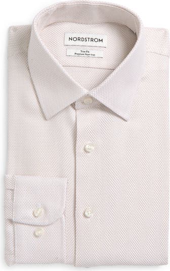 Nordstrom Premium Non-Iron Trim Fit Dress Shirt | Nordstromrack