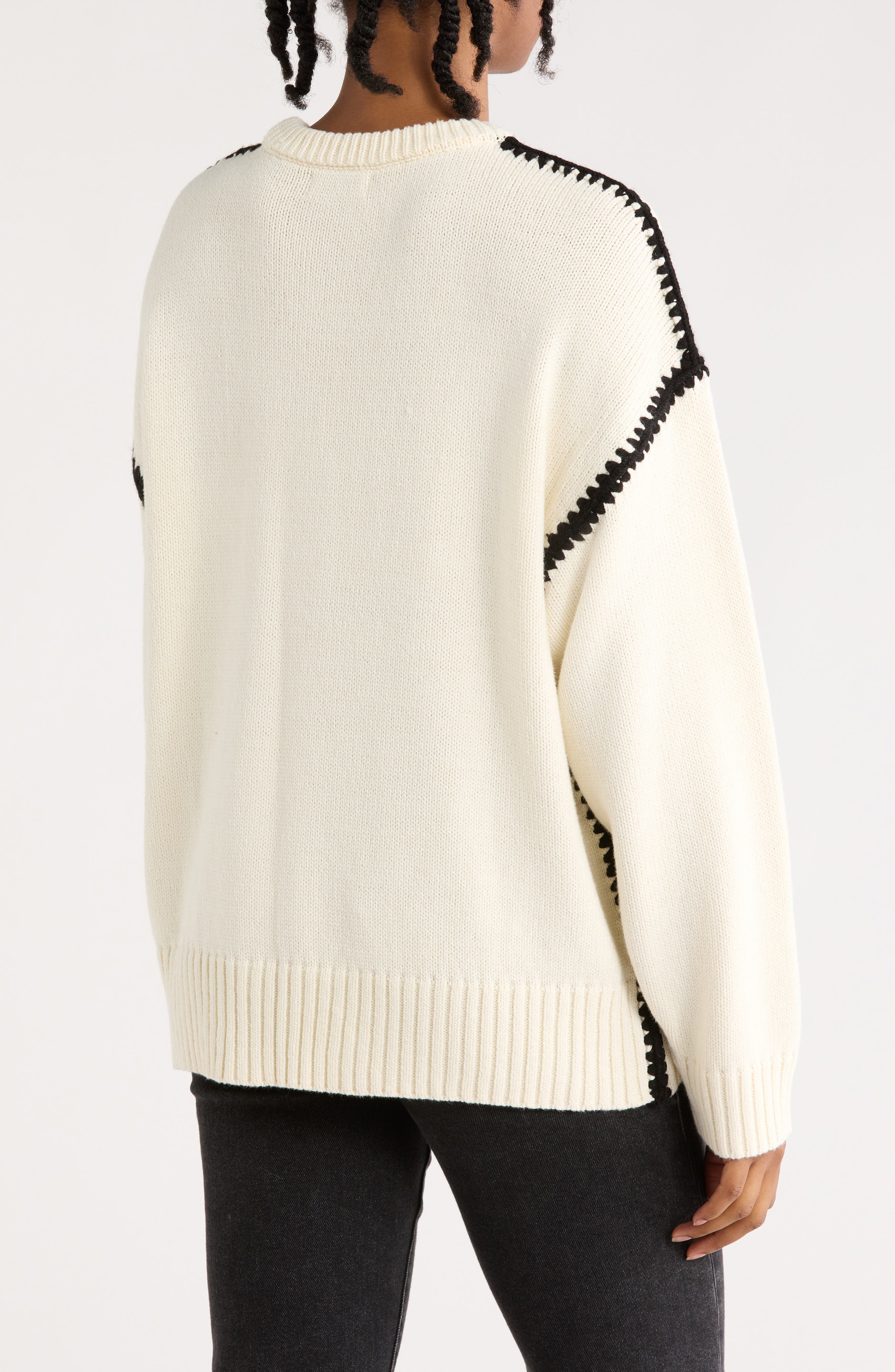 Blu Pepper Stitched Sweater | Nordstromrack
