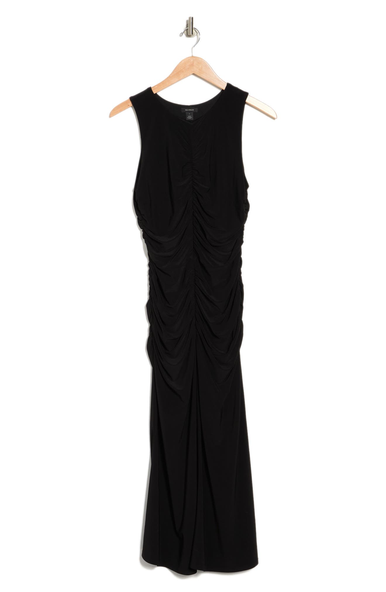 Halogen® Sleeveless Ruched Midi Dress | Nordstrom
