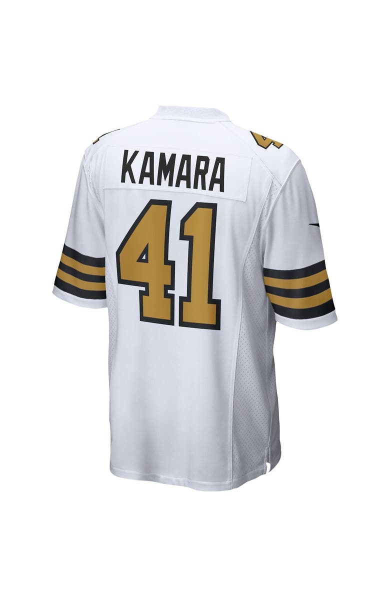 Nike Men's Nike Alvin Kamara White New Orleans Saints Alternate Game ...