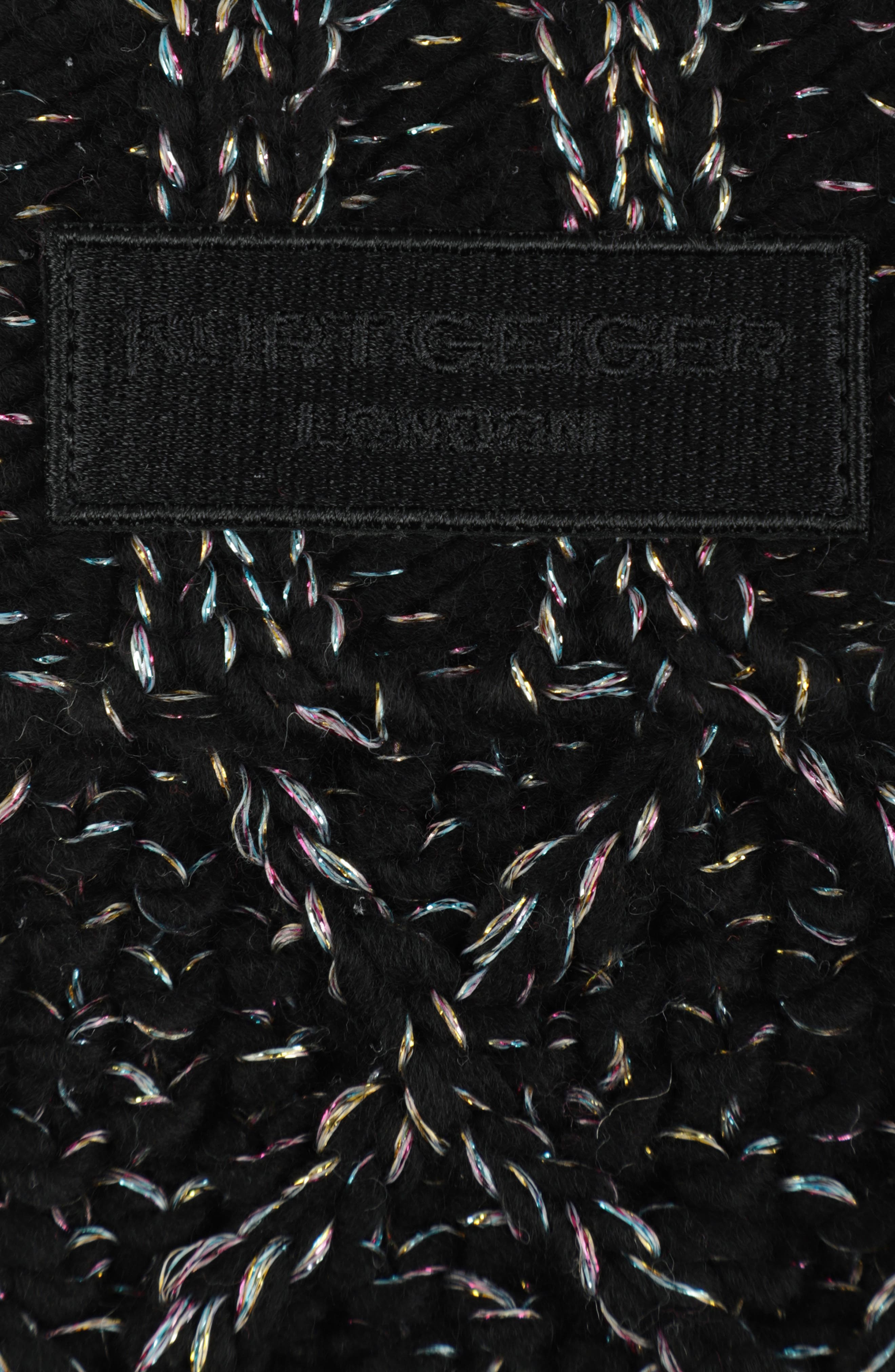 Kurt Geiger London Metallic Cable Stitch Mittens | Nordstromrack
