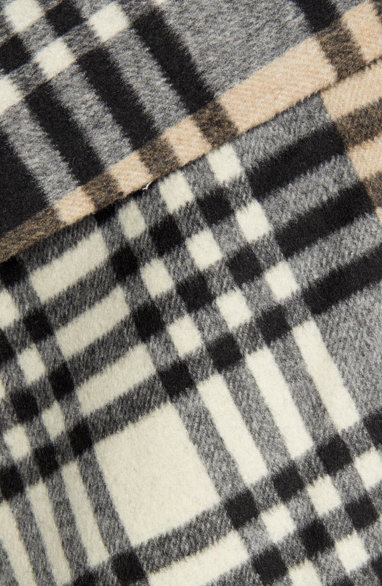 LAMARQUE Penelope Plaid Cascade Wool Blend Cape Coat | Nordstrom