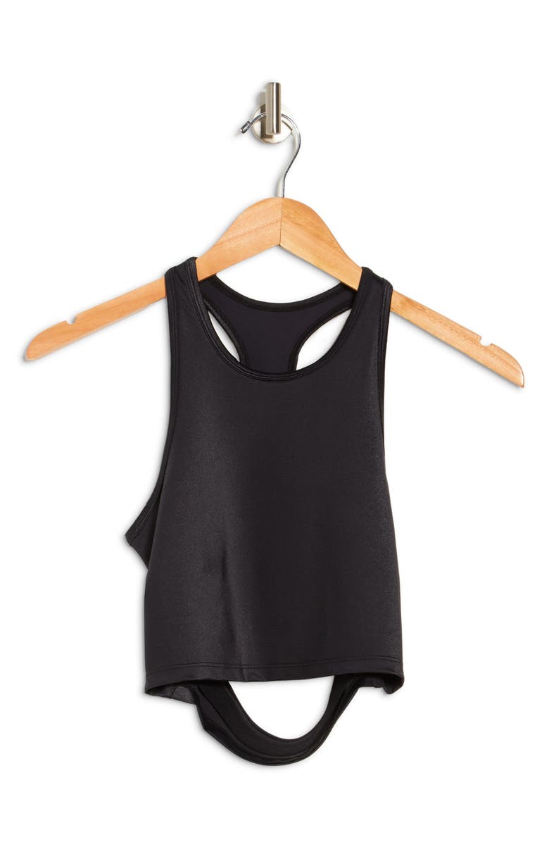 Kensie Cutout Back Shine Long Line Sports Bra | Nordstromrack