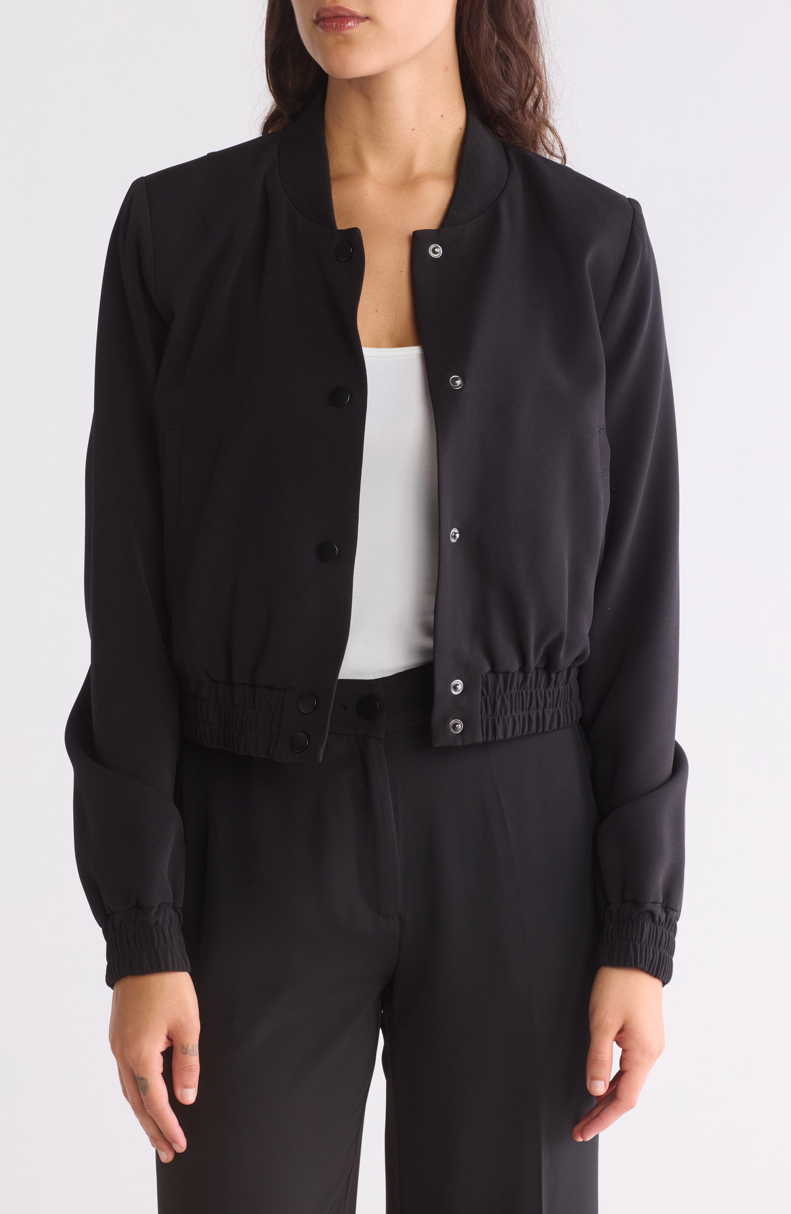 RACHEL Rachel Roy Crop Bomber Jacket | Nordstromrack