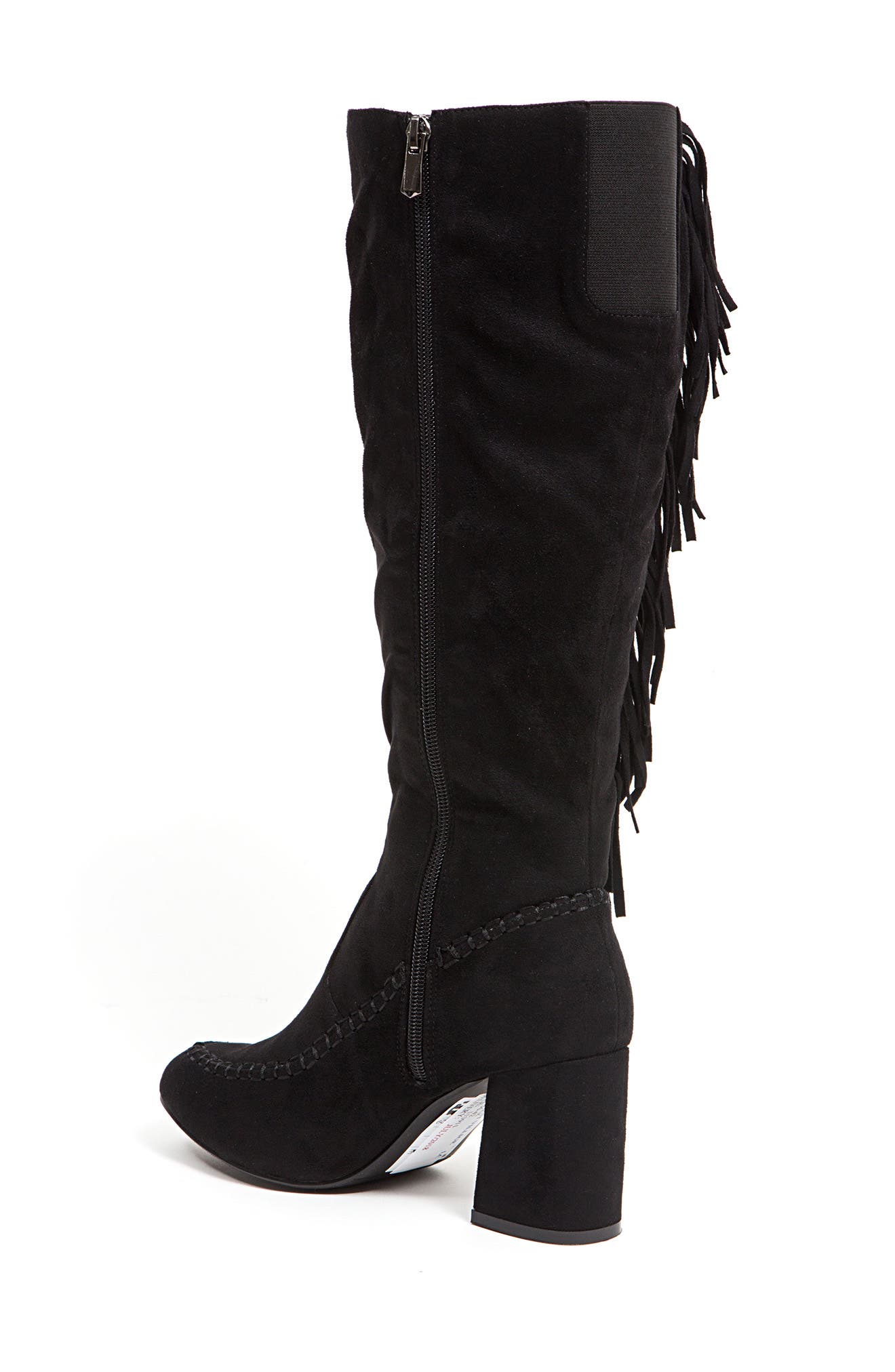 LADY COUTURE East Village Tall Studded Fringe Boot (Women) | Nordstromrack