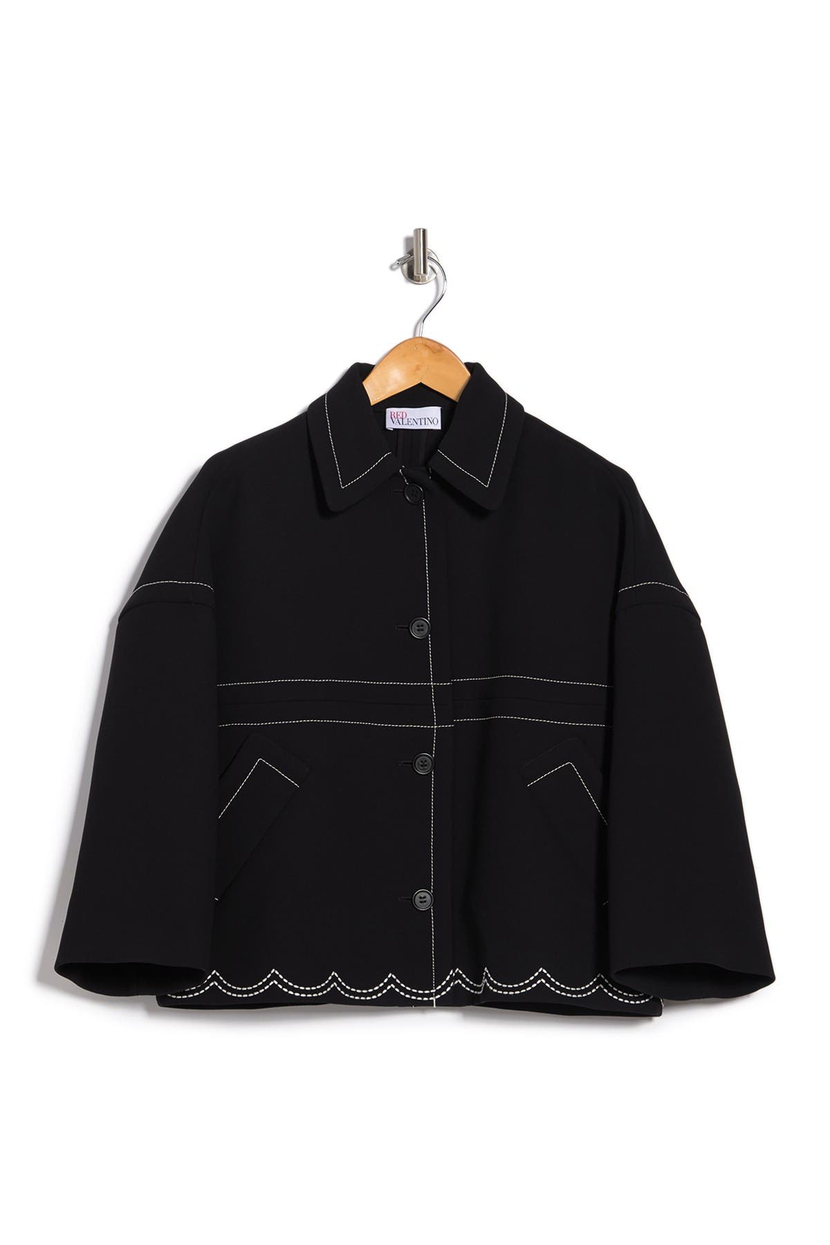 RED Valentino Topstitched Jacket | Nordstromrack