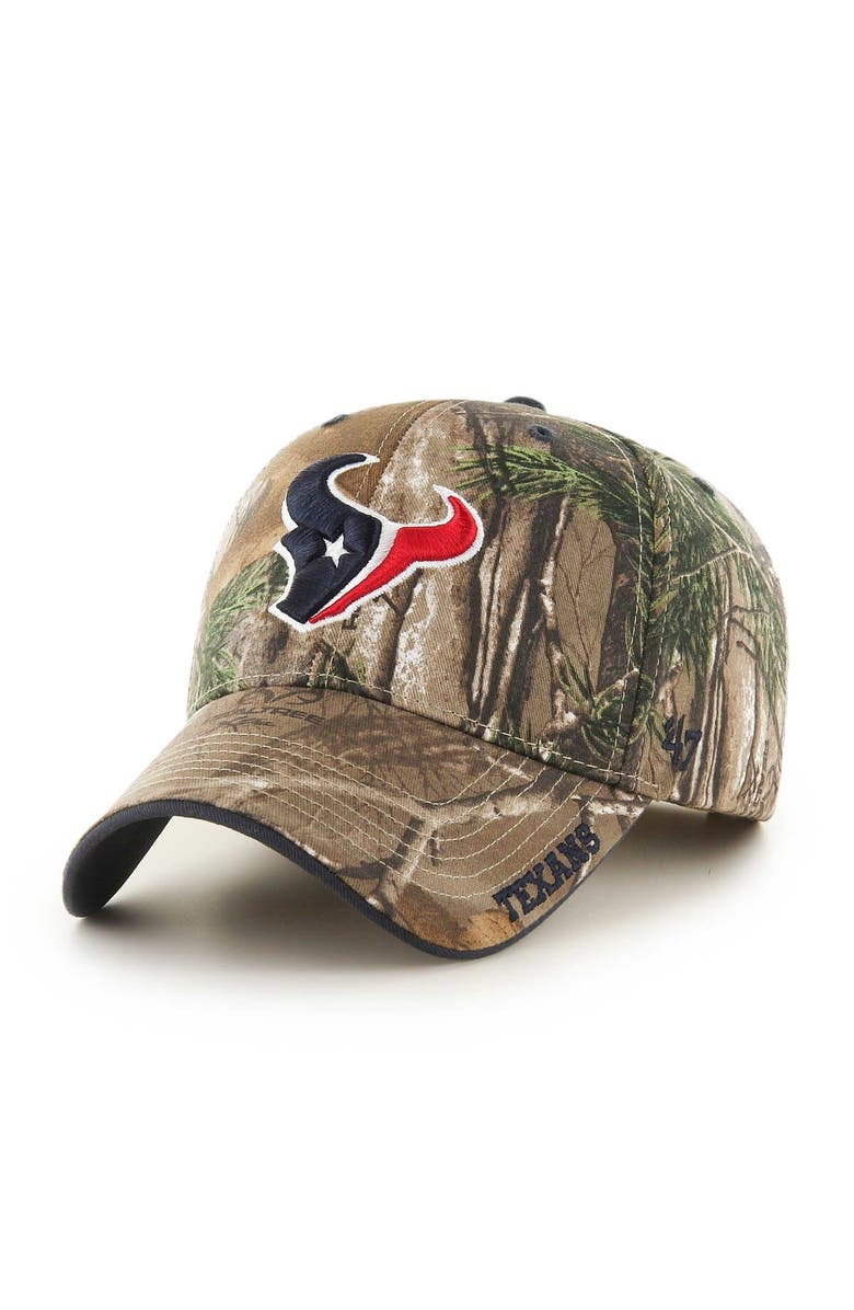 '47 Men's '47 Realtree Camo Houston Texans Frost MVP Adjustable Hat ...