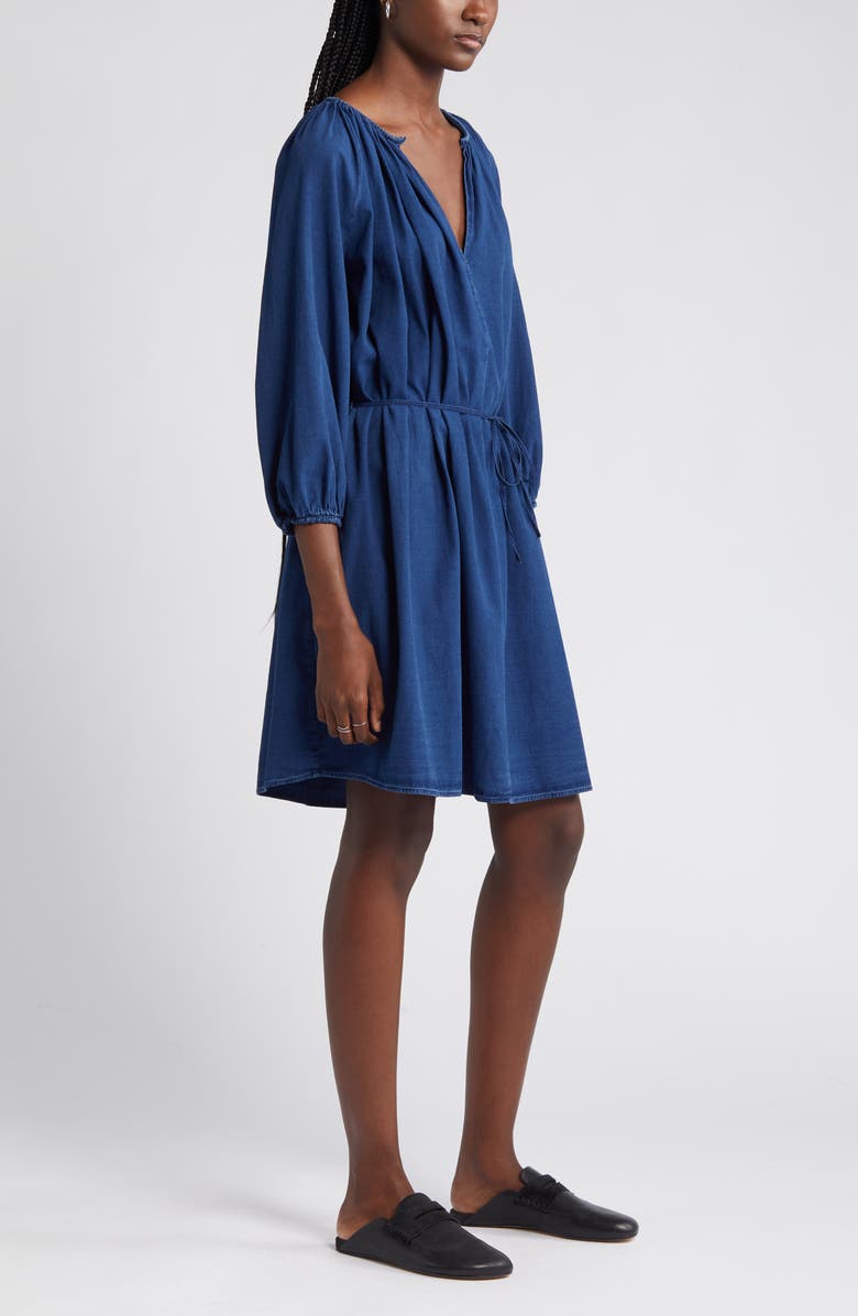 Closed Gathered Belted Denim Dress | Nordstromrack