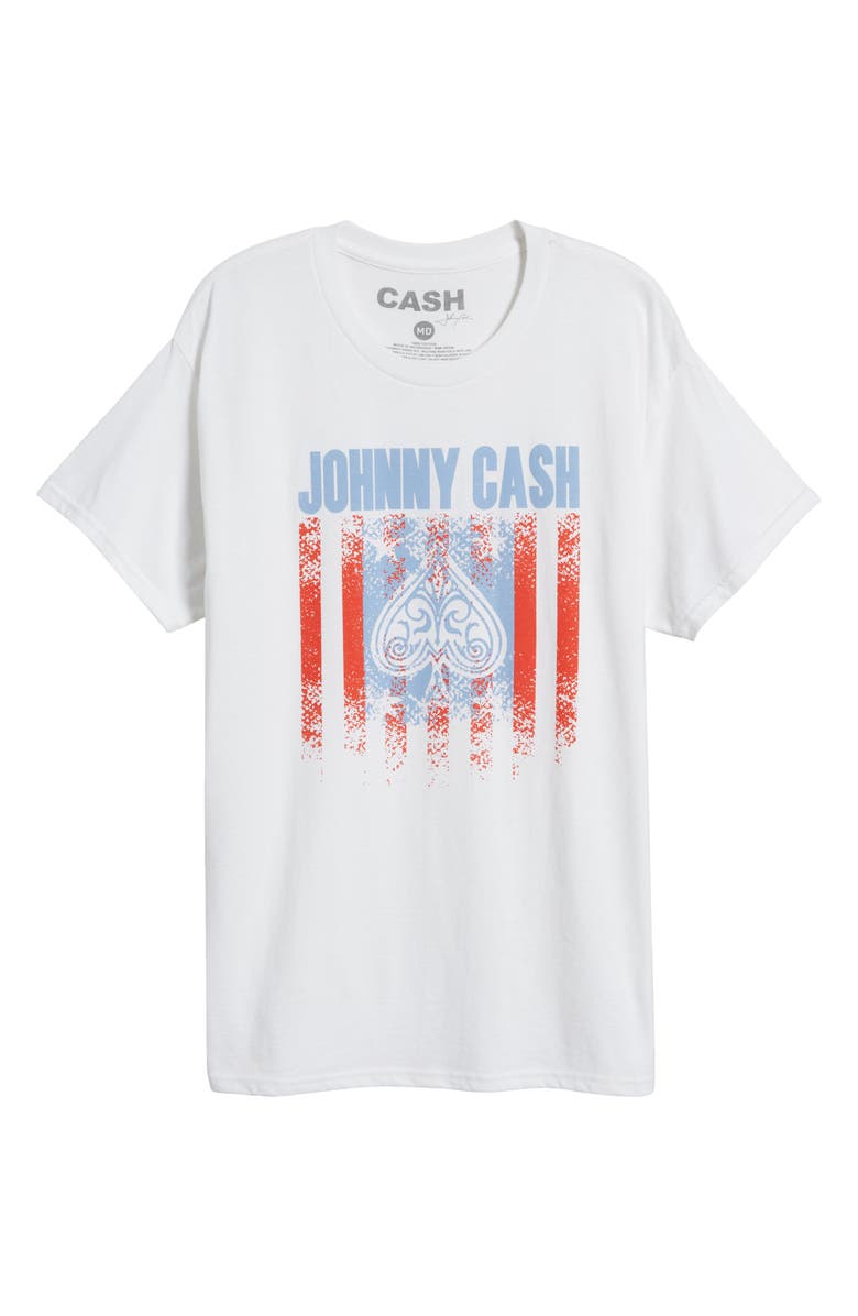 Merch Traffic Johnny Cash Flag Cotton Graphic T-Shirt | Nordstromrack