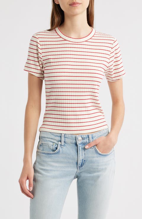 Women's Red Striped Tops | Nordstrom