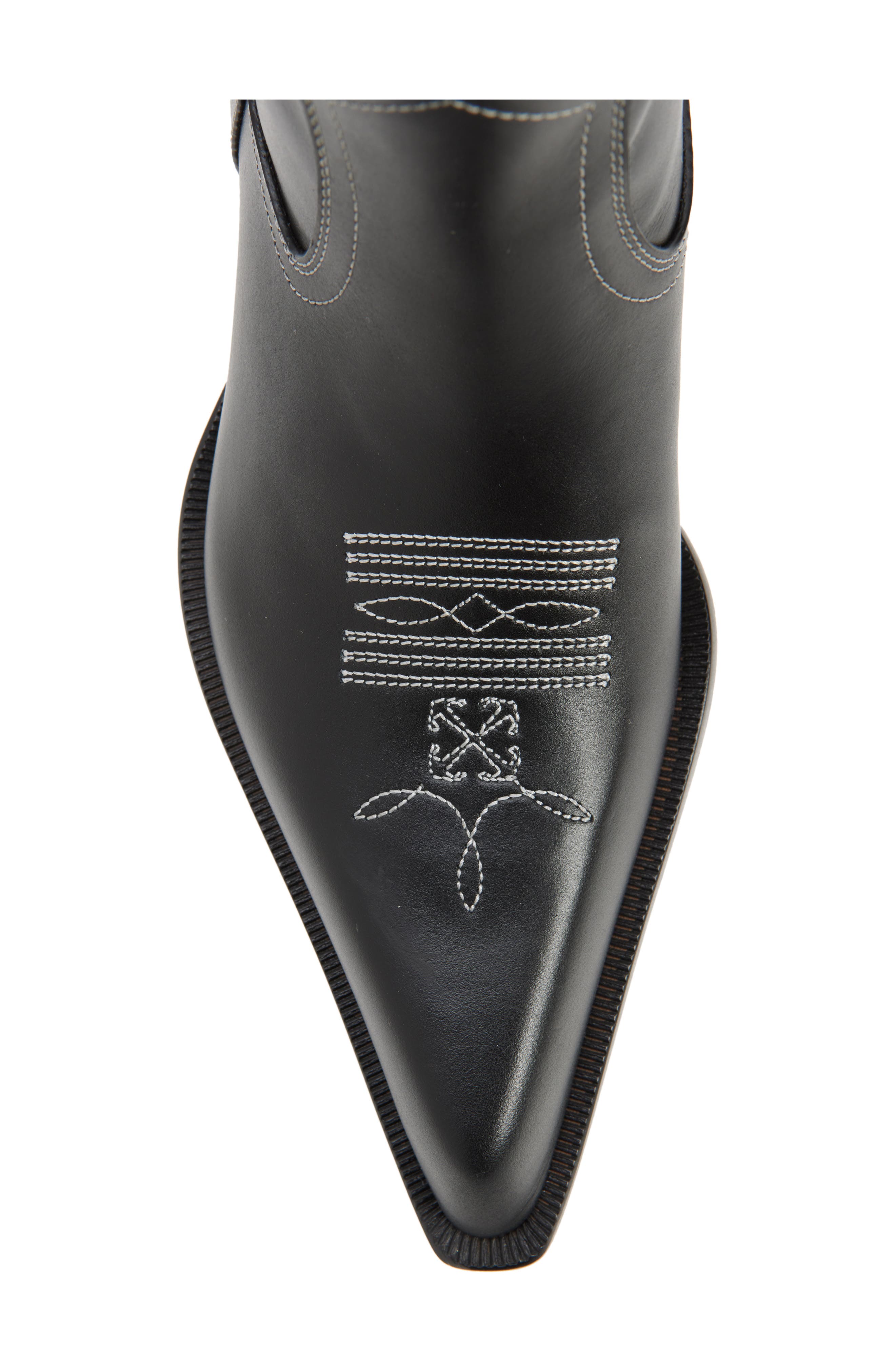 Off-White Frame Pointed Toe Western Boot (Women) | Nordstromrack