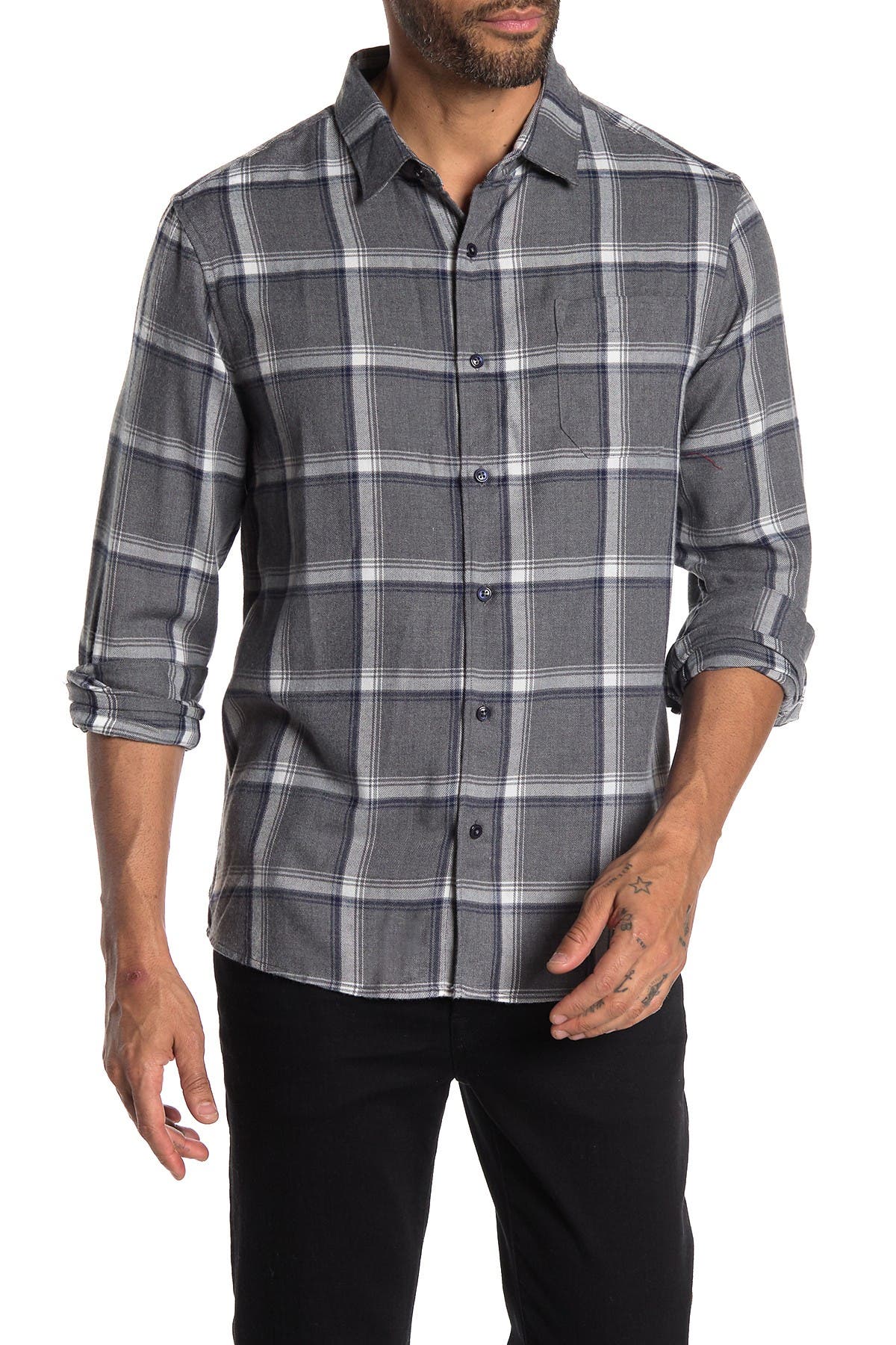 7 Diamonds Thought About You Plaid Flannel Shirt | Nordstromrack