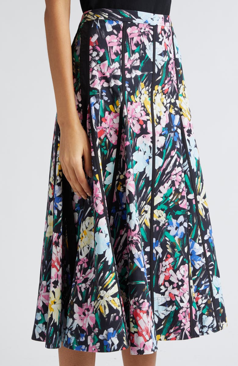 3.1 Phillip Lim Flowerworks Godet Cotton Skirt | Nordstrom