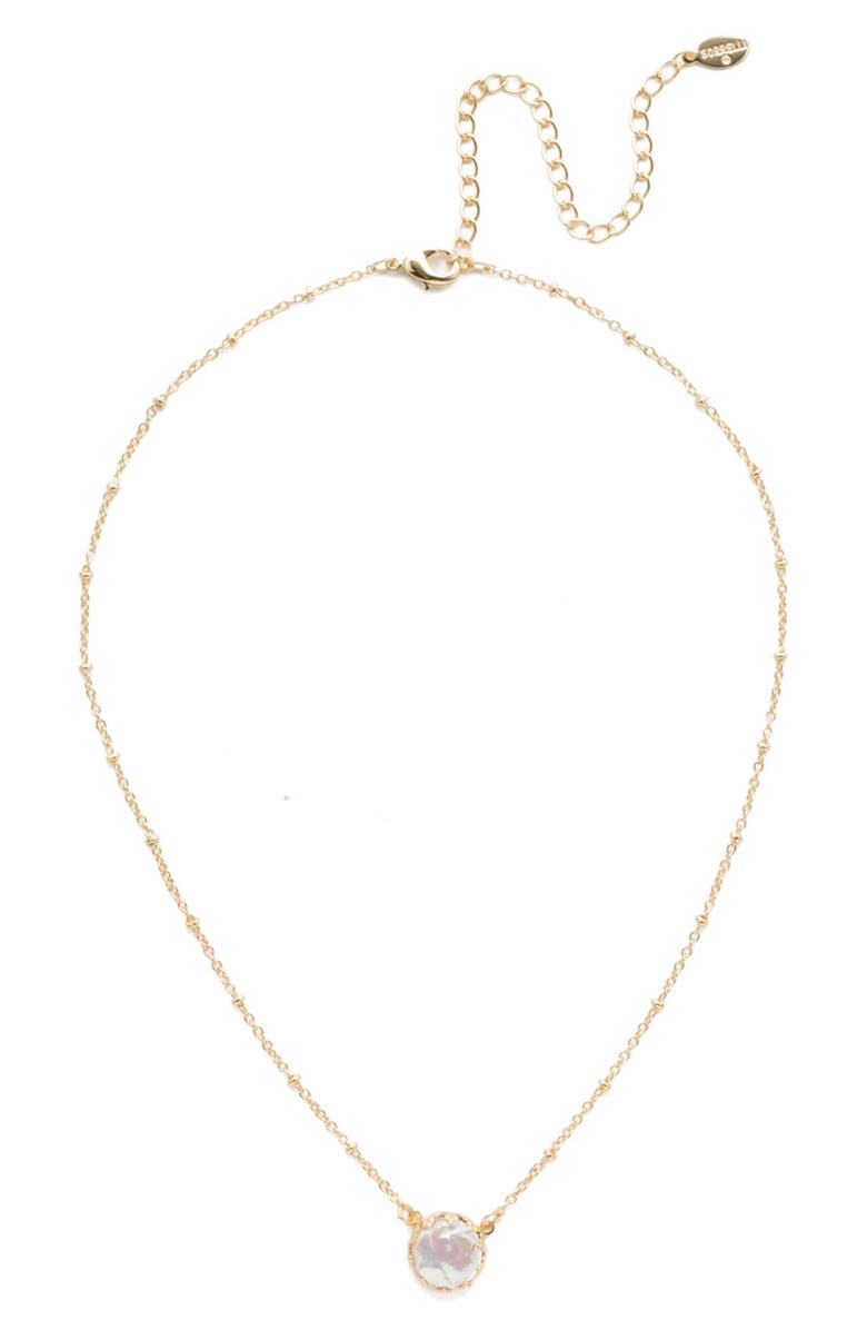 Sorrelli Isabella 11.5–12mm Coin Pearl Pendant Necklace | Nordstromrack
