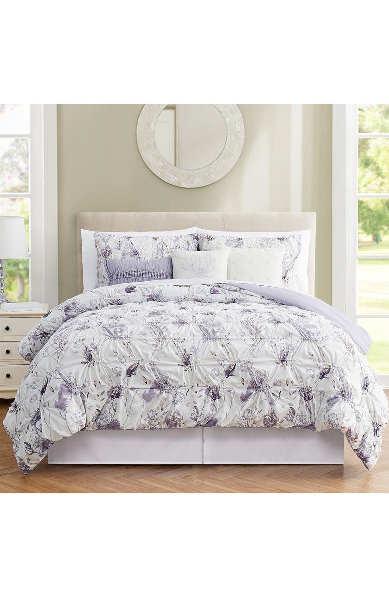 Modern Threads Down Alternative Reversible King Comforter - Anemone ...