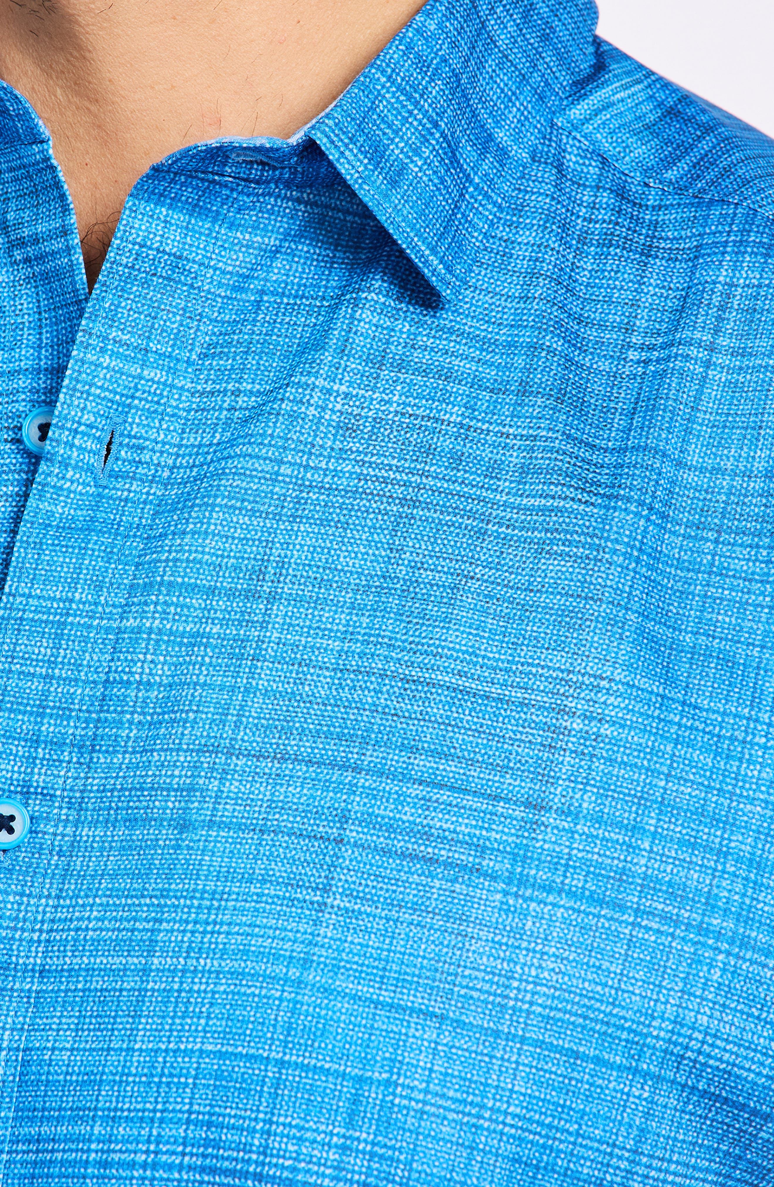 Robert Graham Roth Short Sleeve Cotton Button-Up Shirt | Nordstromrack