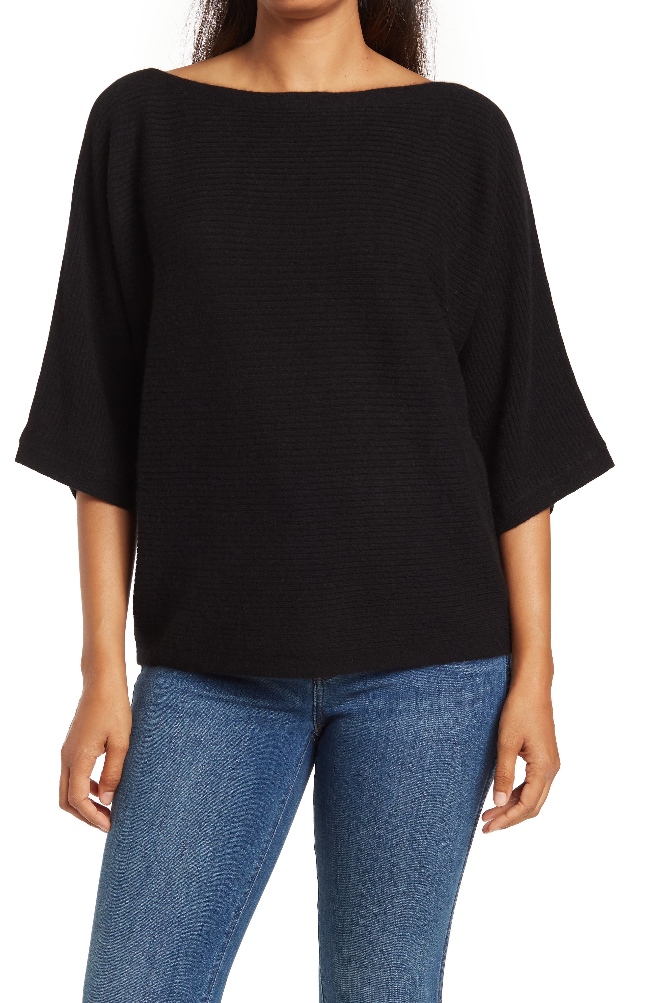 Magaschoni Cashmere Off-Shoulder Sweater | Nordstromrack