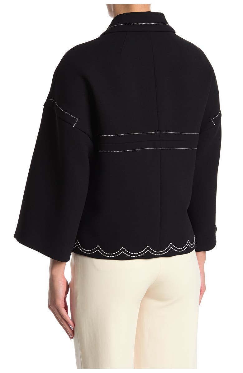 RED Valentino Topstitched Jacket | Nordstromrack