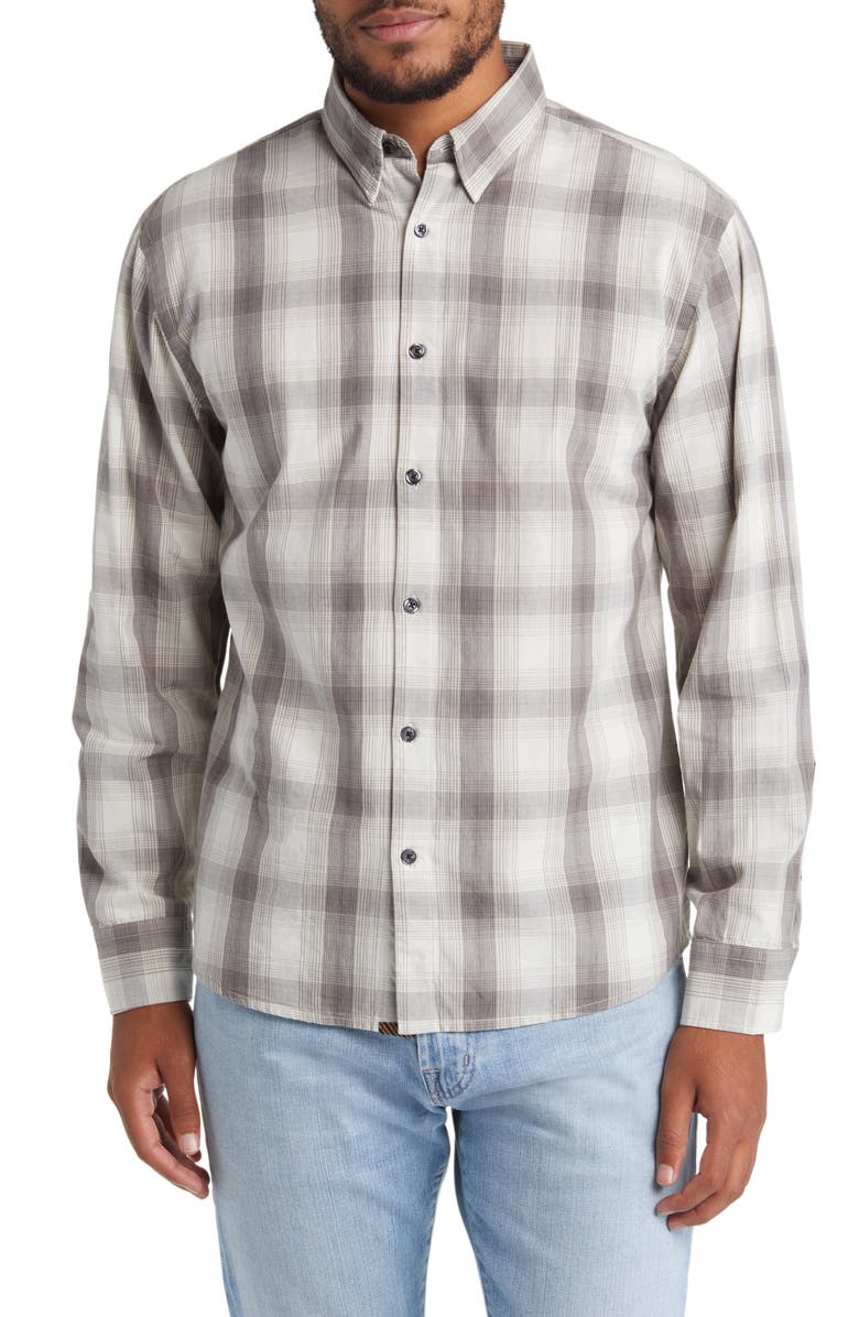 Billy Reid Tuscumbia Plaid Cotton Button-Up Shirt | Nordstromrack