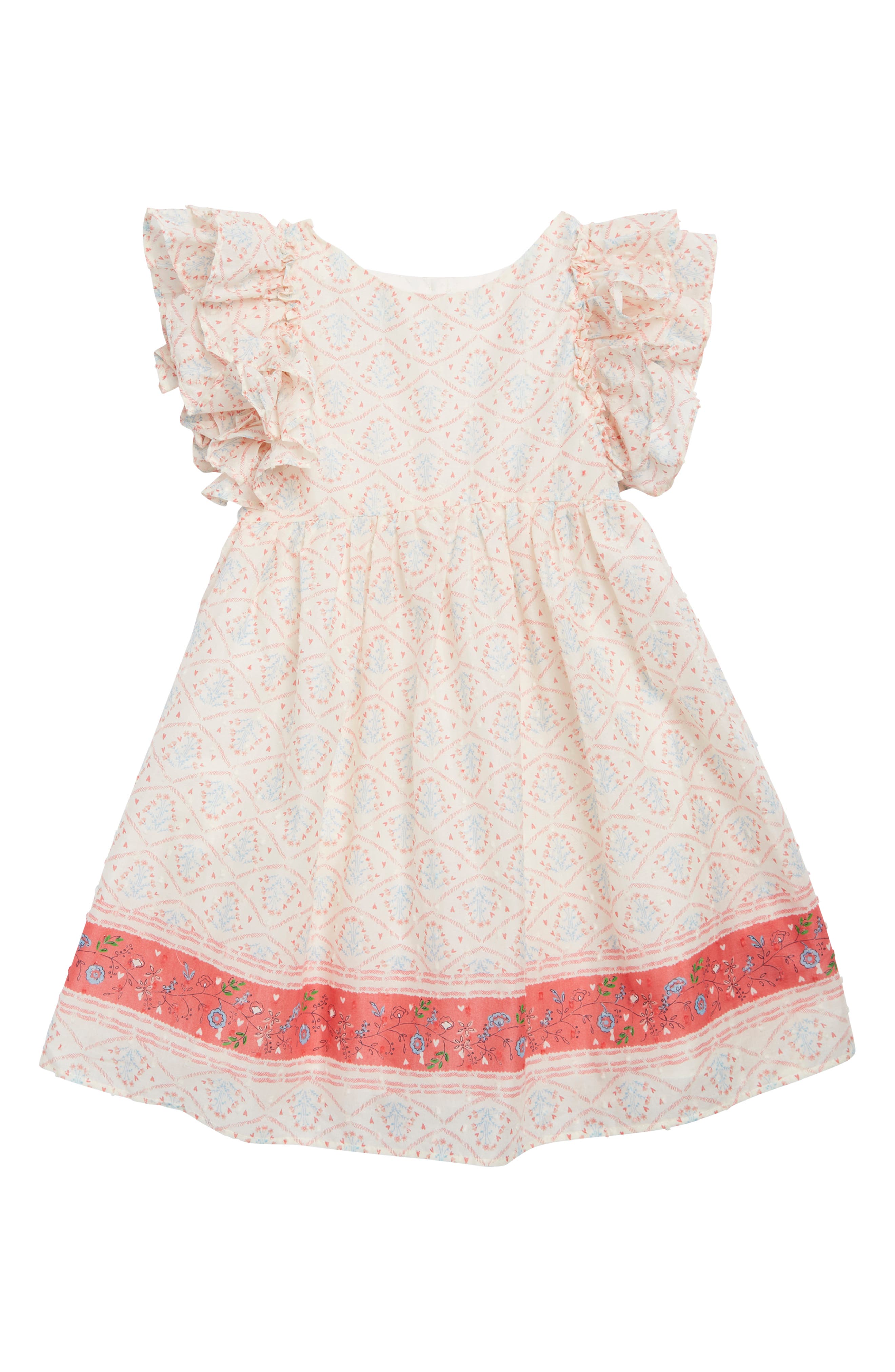 Pippa & Julie Kids' Boho Border Print Dress | Nordstromrack