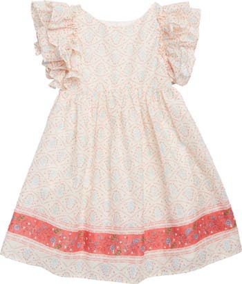 Pippa & Julie Kids' Boho Border Print Dress | Nordstromrack