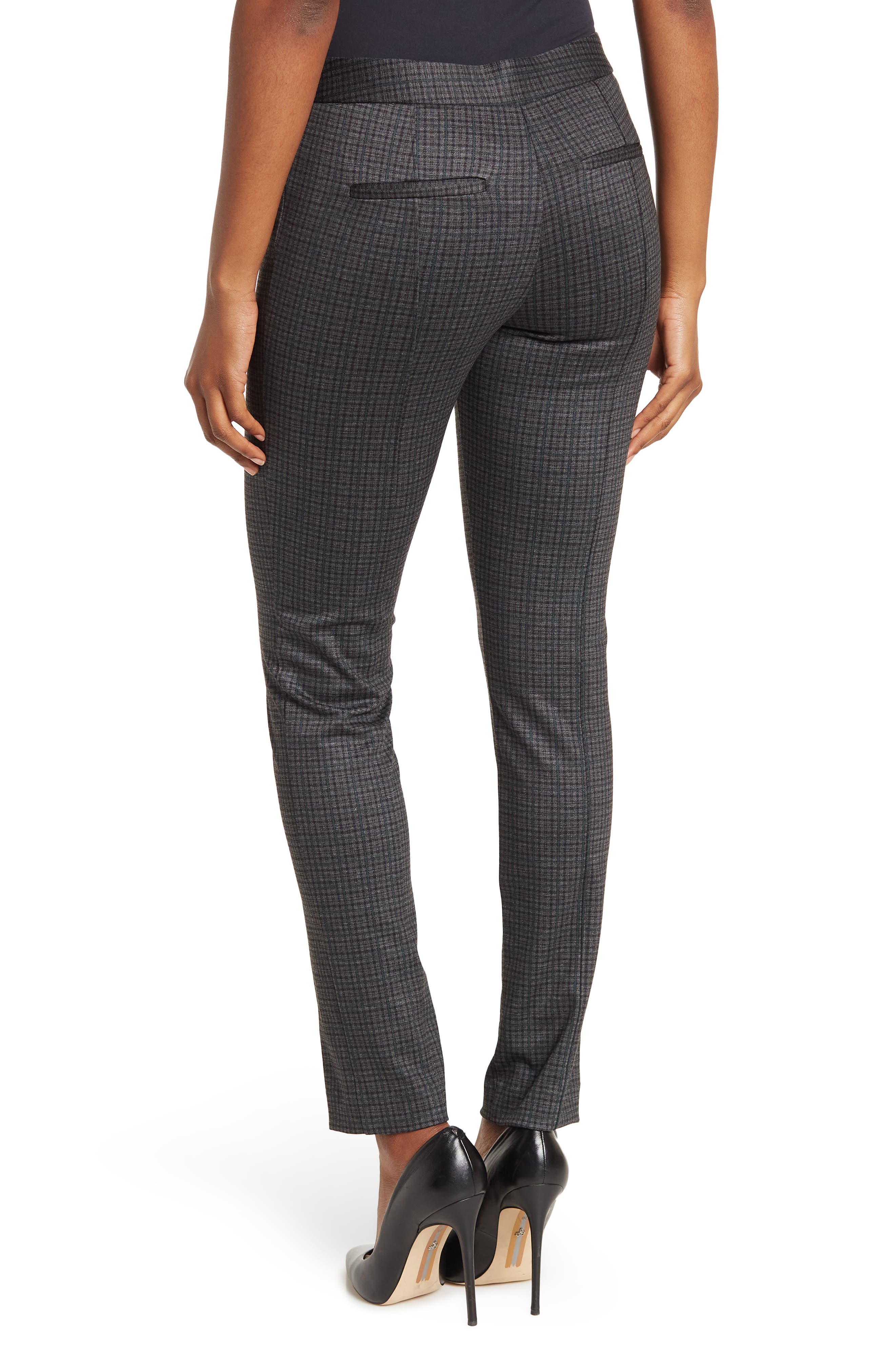 Amanda & Chelsea AMANDA AND CHELSEA Stitch Down Mini Check Print Narrow ...